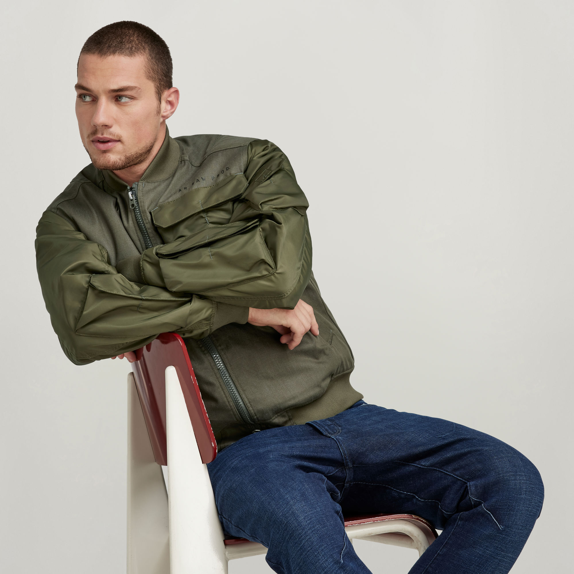 Chest Pocket PM Bomber | Green | G-Star RAW®