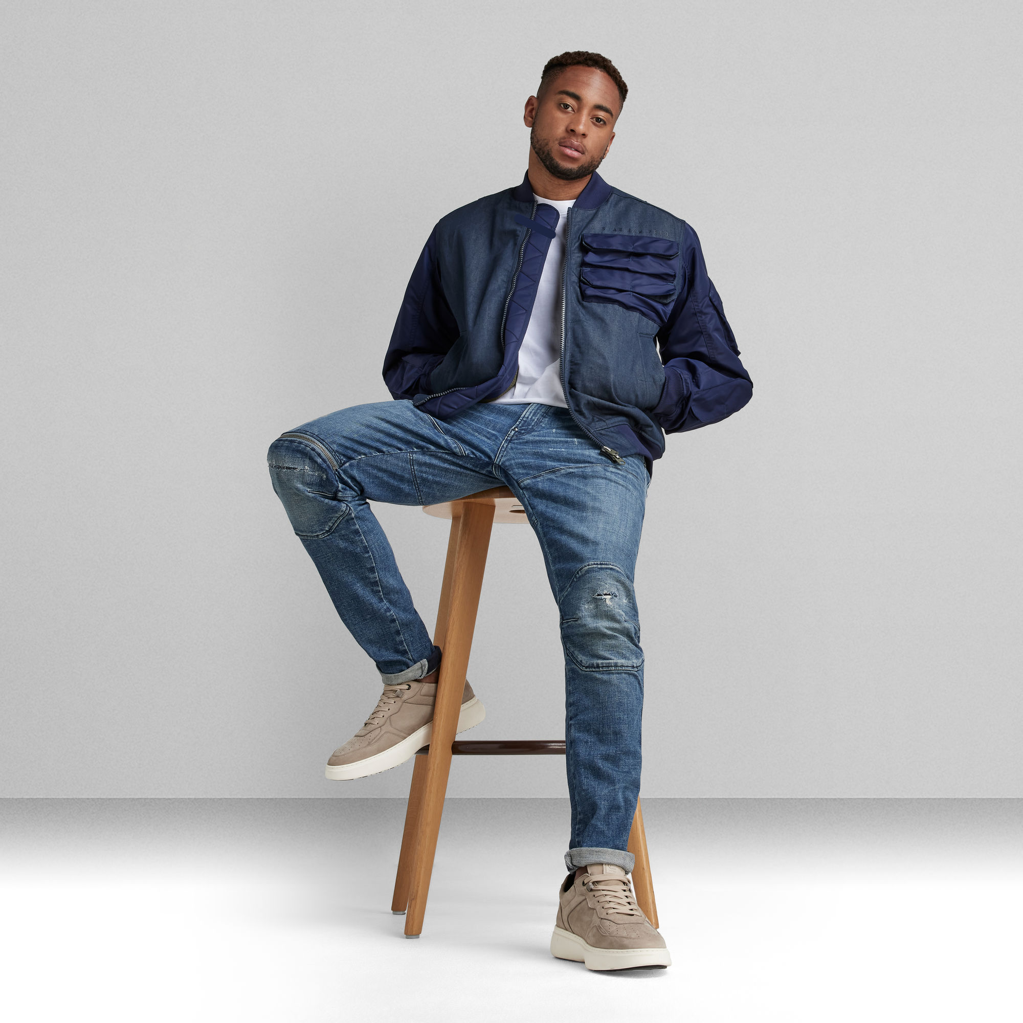 Chest Pocket PM Bomber | Dark blue | G-Star RAW®