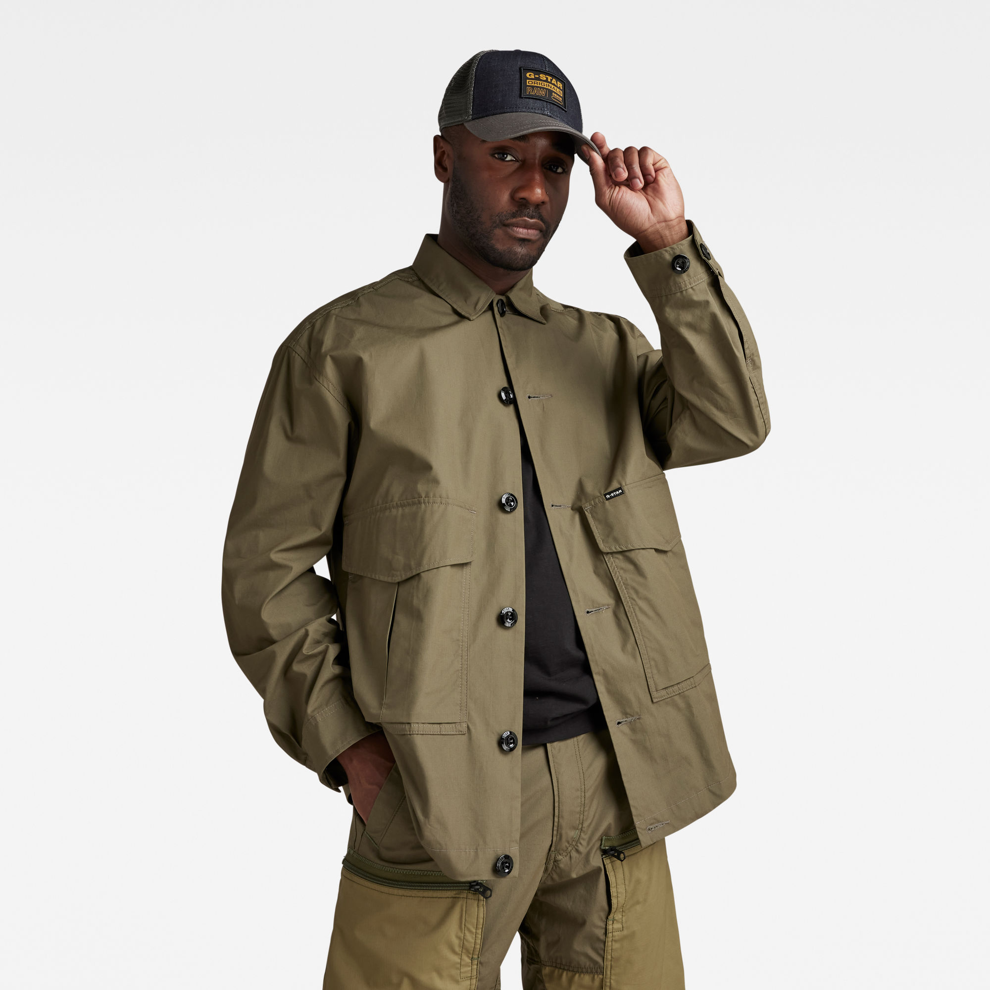 Denim Embro Baseball Trucker Cap | Dark blue | G-Star RAW®