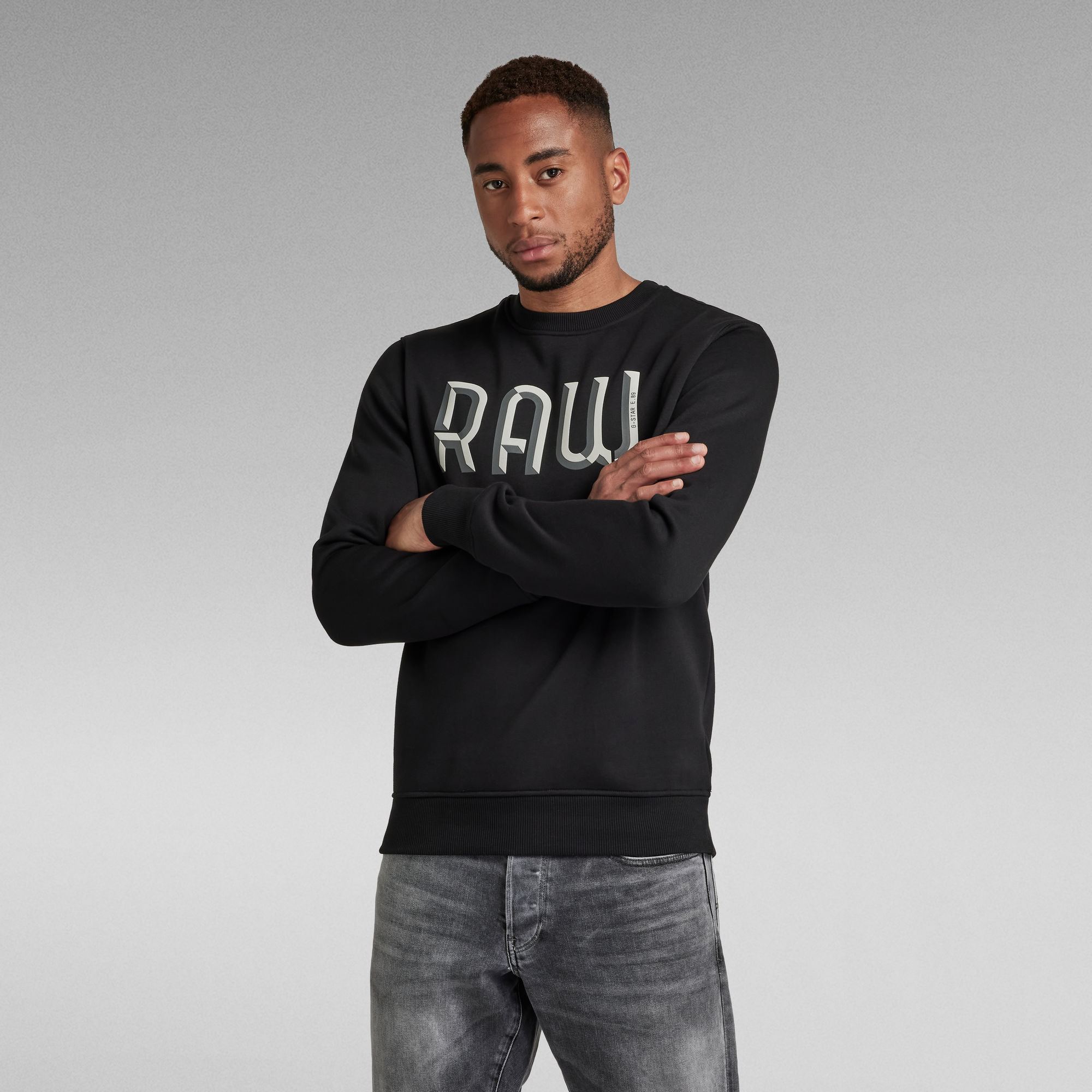 3D Raw. Sweater | Black | G-Star RAW®
