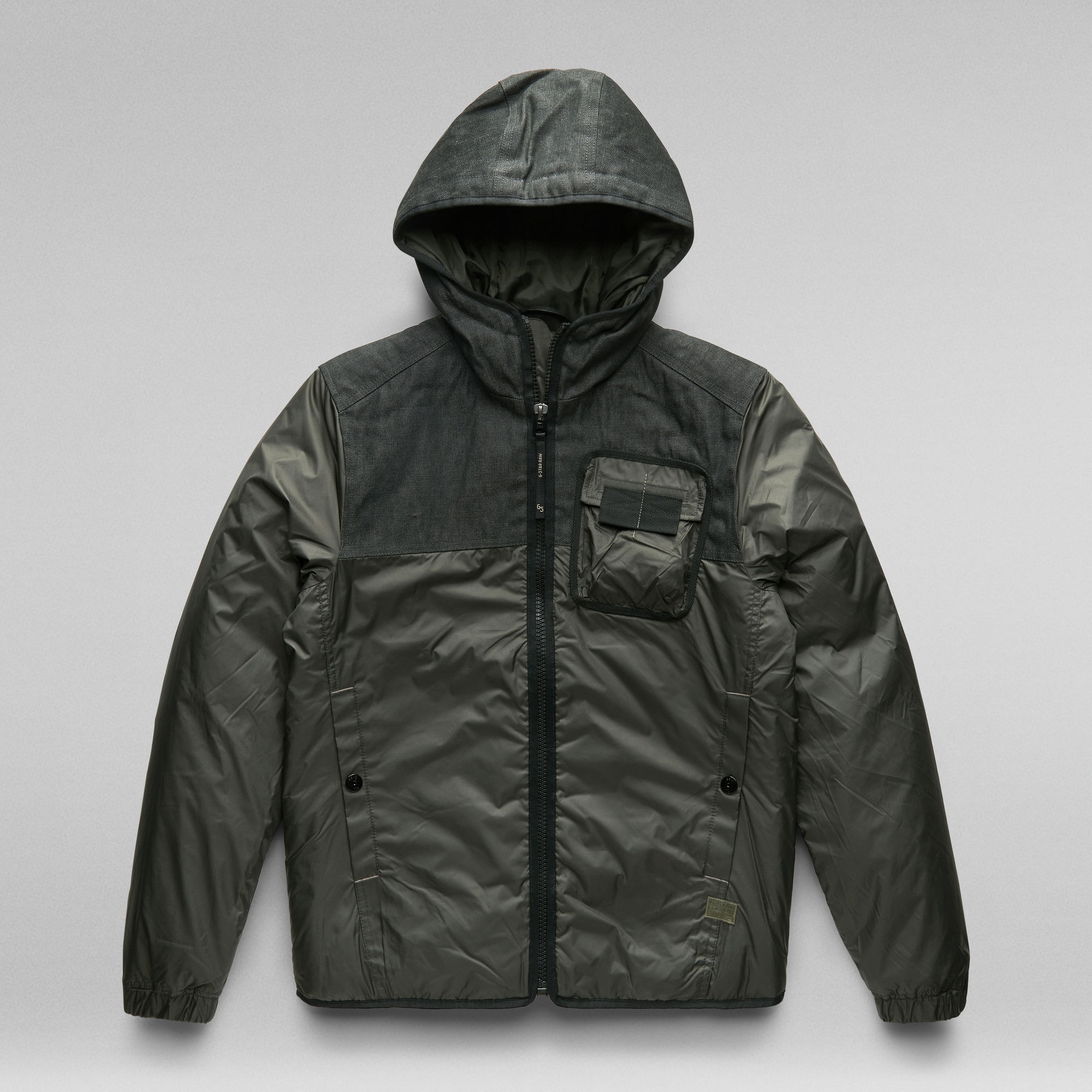 Denim Mix Padded Jacket | Grey | G-Star RAW®