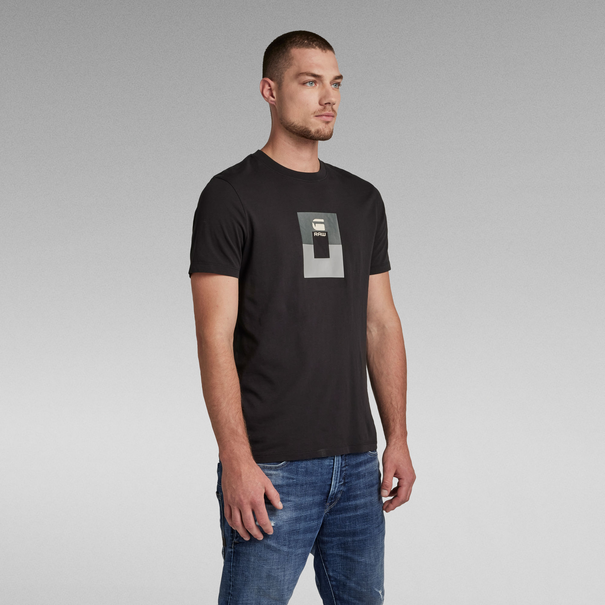 Box Graw Slim T-Shirt | Black | G-Star RAW®