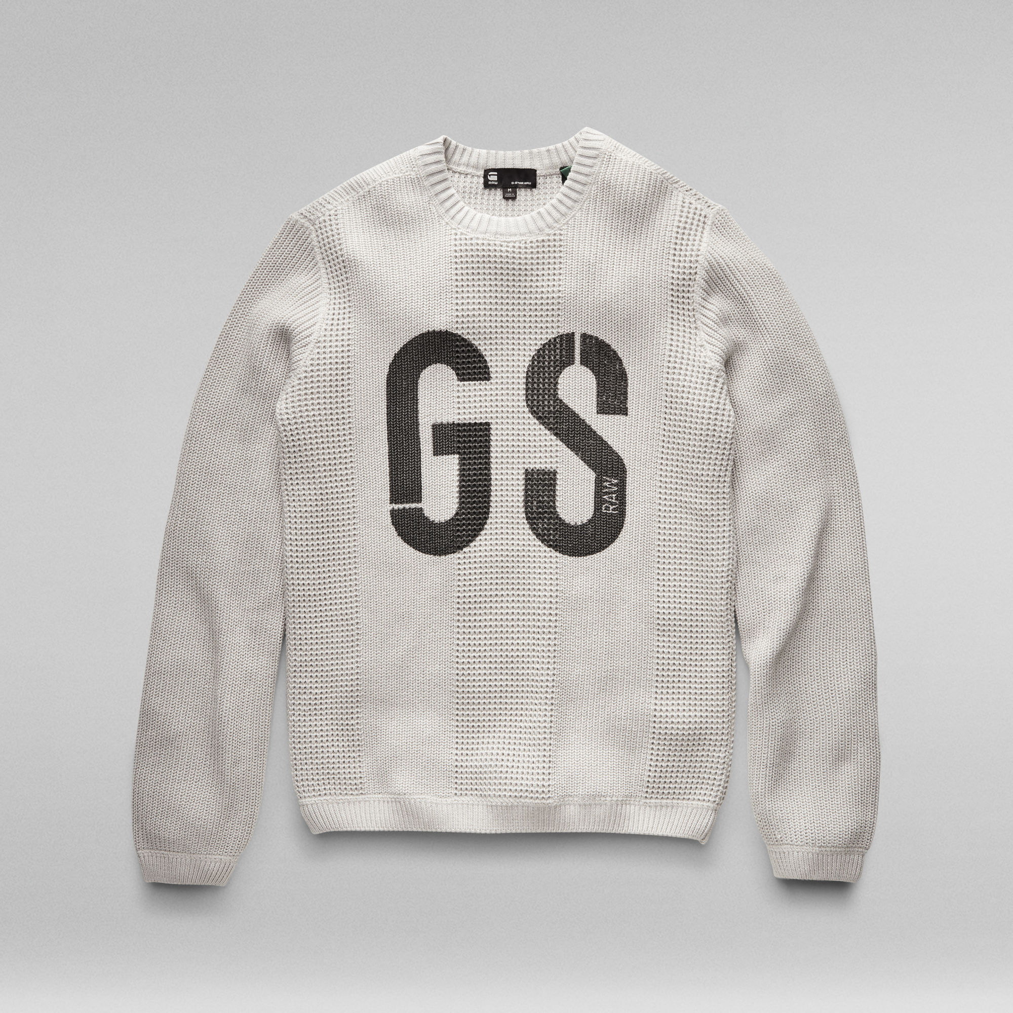 GS Structure Knitted Sweater | Beige | G-Star RAW®