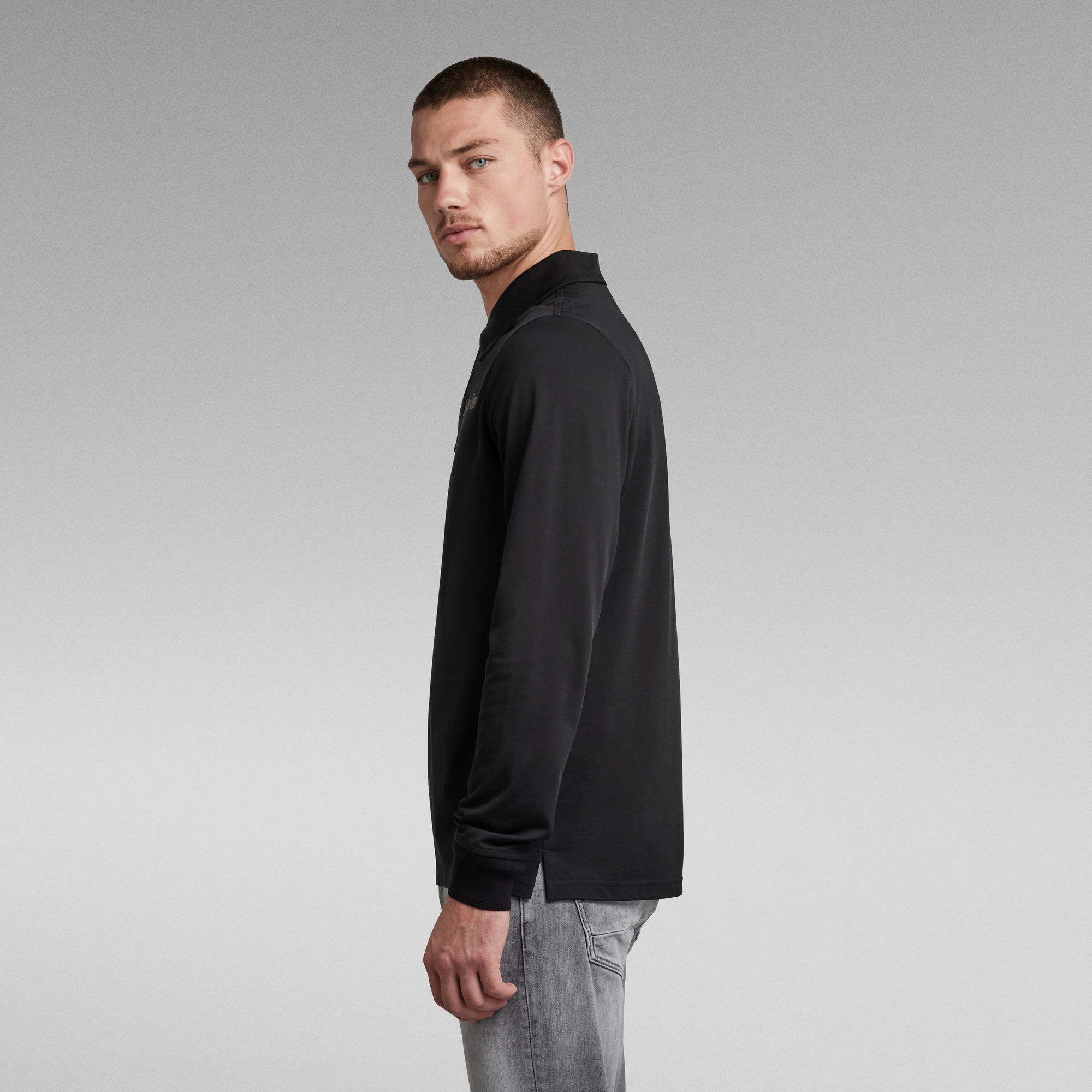 Embro Logo Polo | Zwart | G-Star RAW®