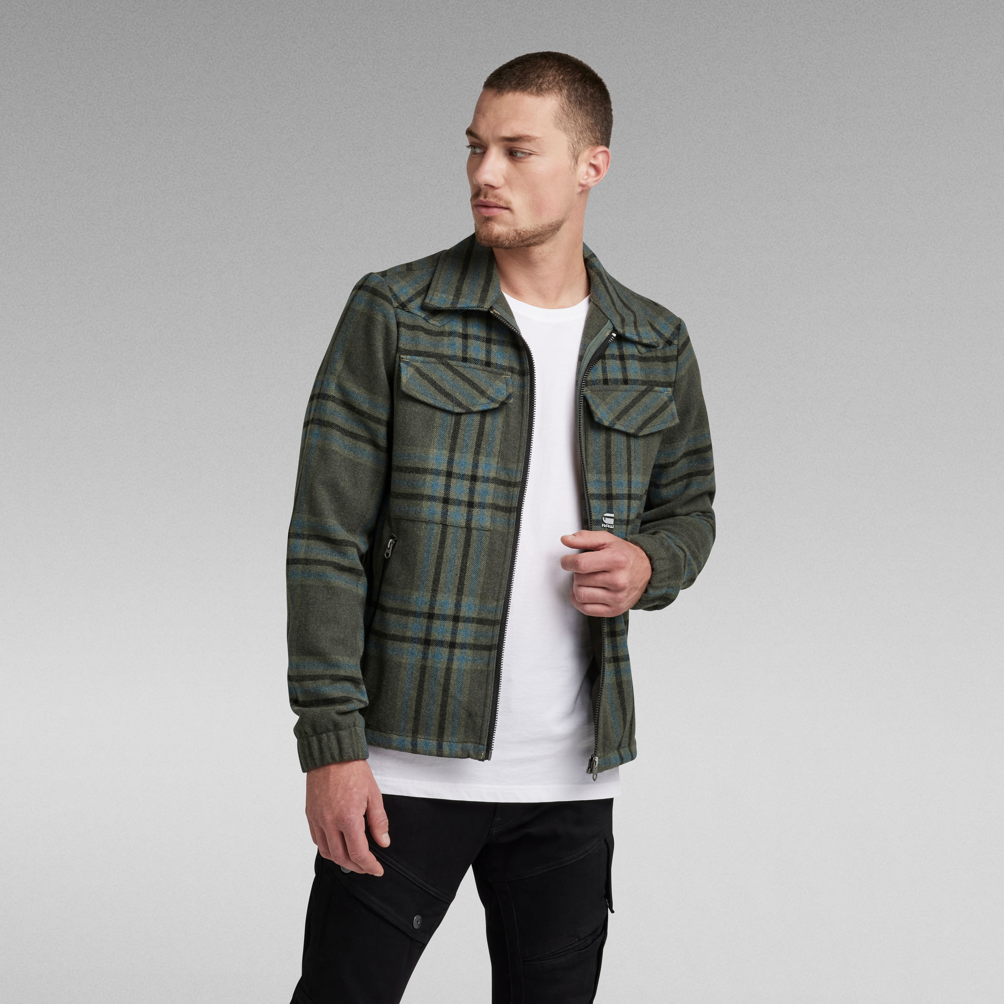 Check Overshirt Jacket | Multi color | G-Star RAW®