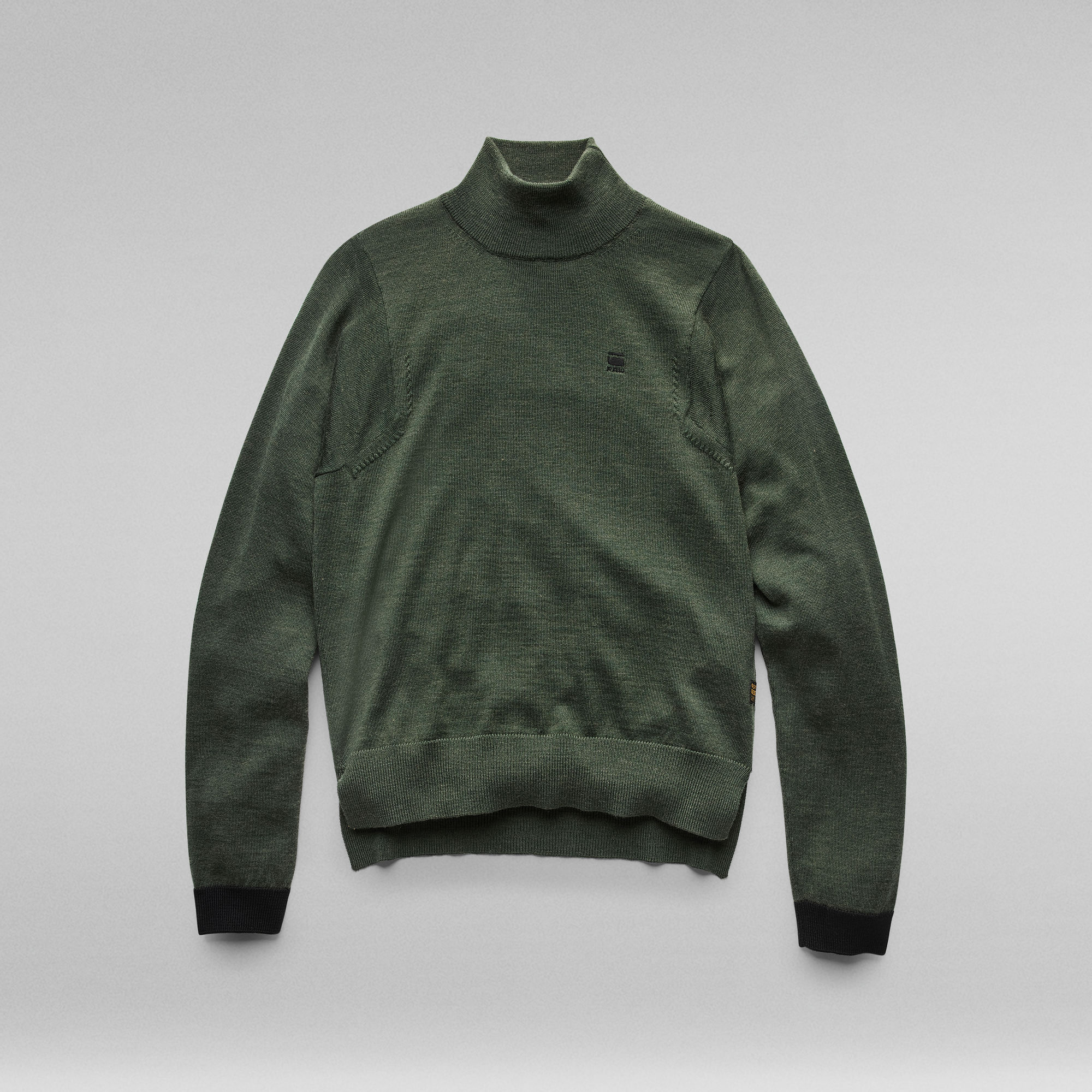 Core Mock Knitted Sweater | Green | G-Star RAW®