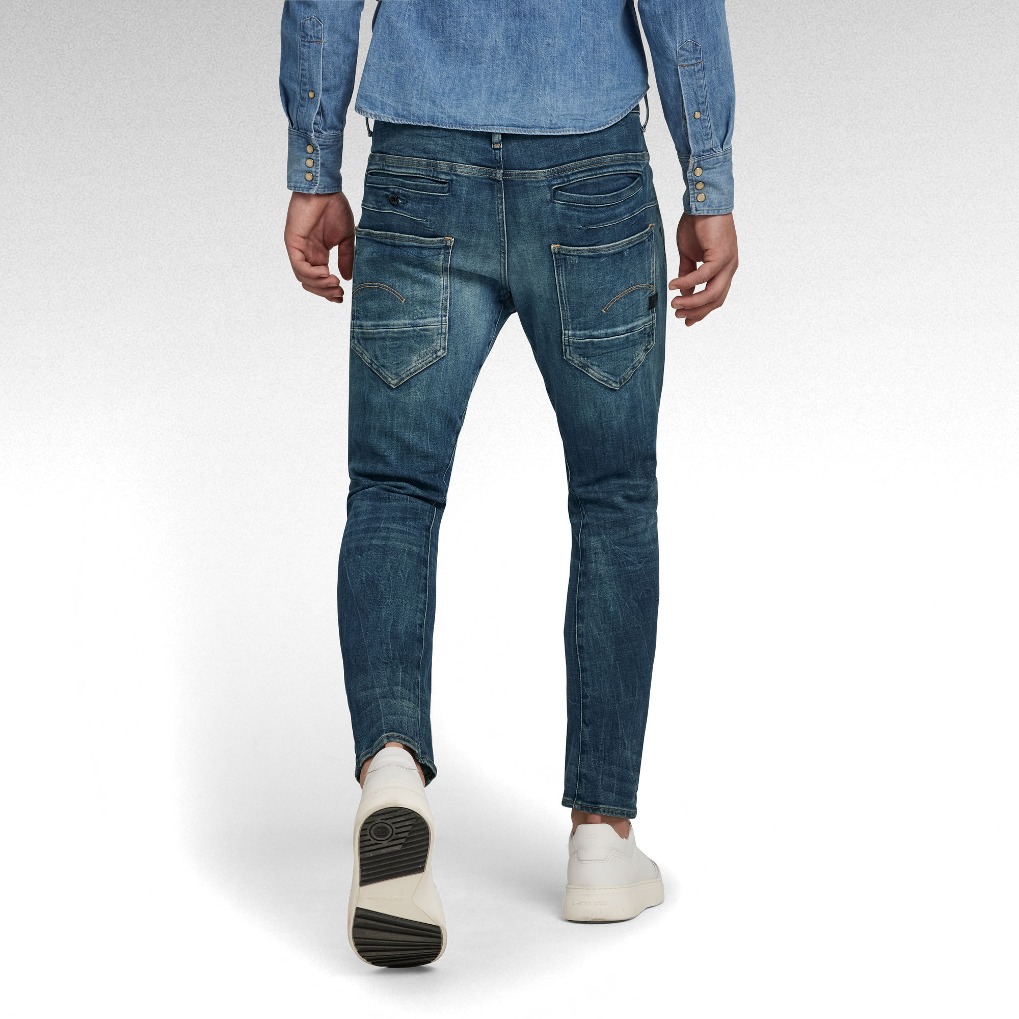 D-Staq 3D Slim Jeans | Medium blue | G-Star RAW®