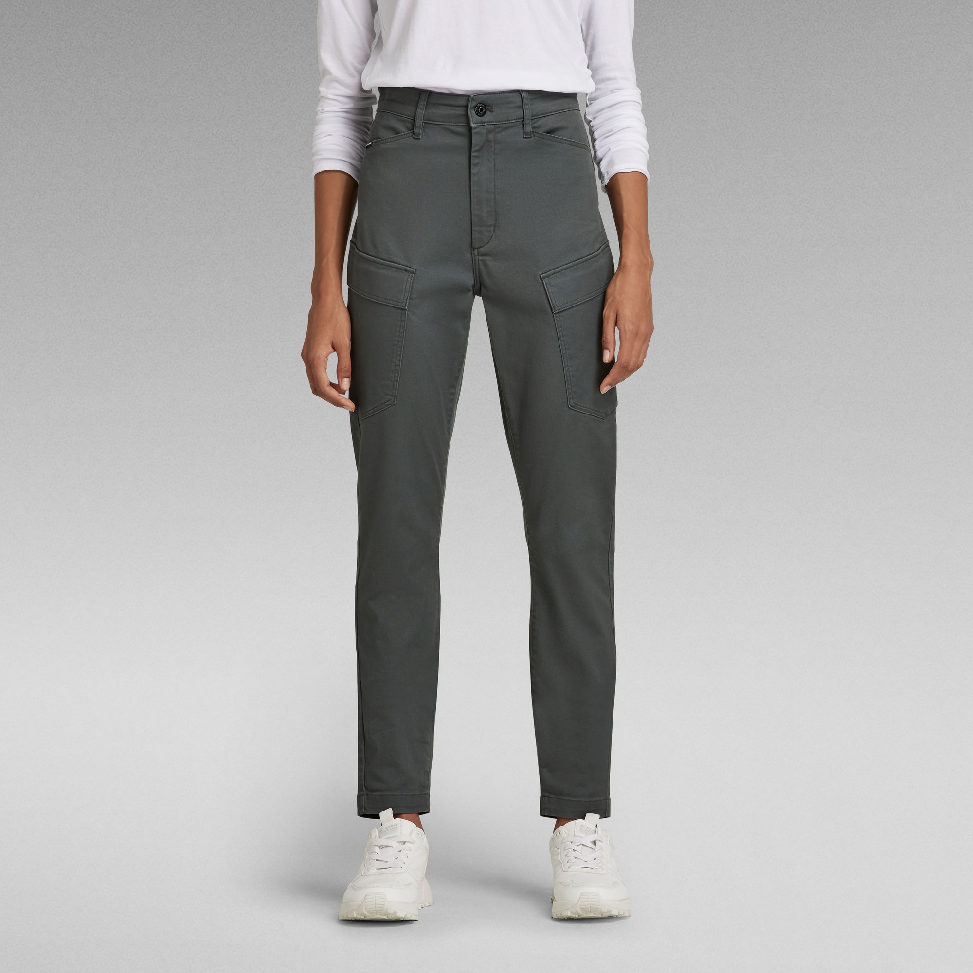High G-Shape Cargo Skinny Pants | Grey | G-Star RAW®