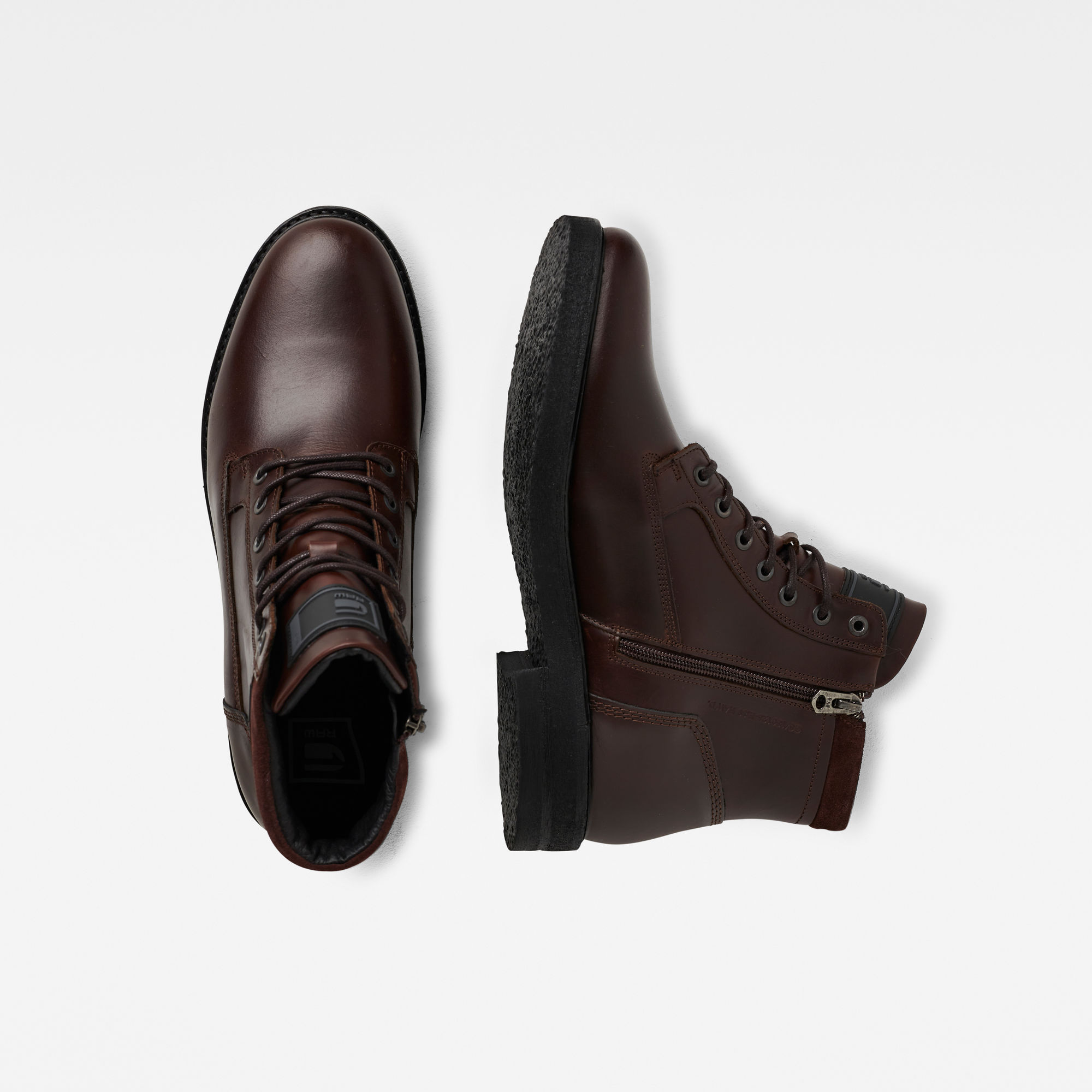 Cormac Mid Leather Boots | Men | Red | G-Star RAW®