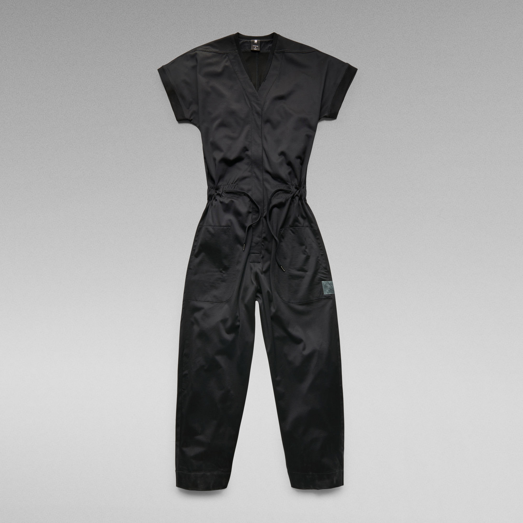 Button Text Jumpsuit | Black | G-Star RAW®