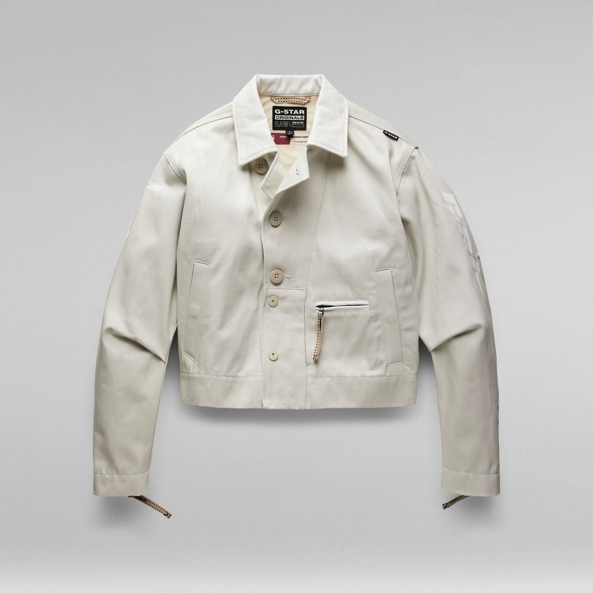 E Short Jacket | White | G-Star RAW®