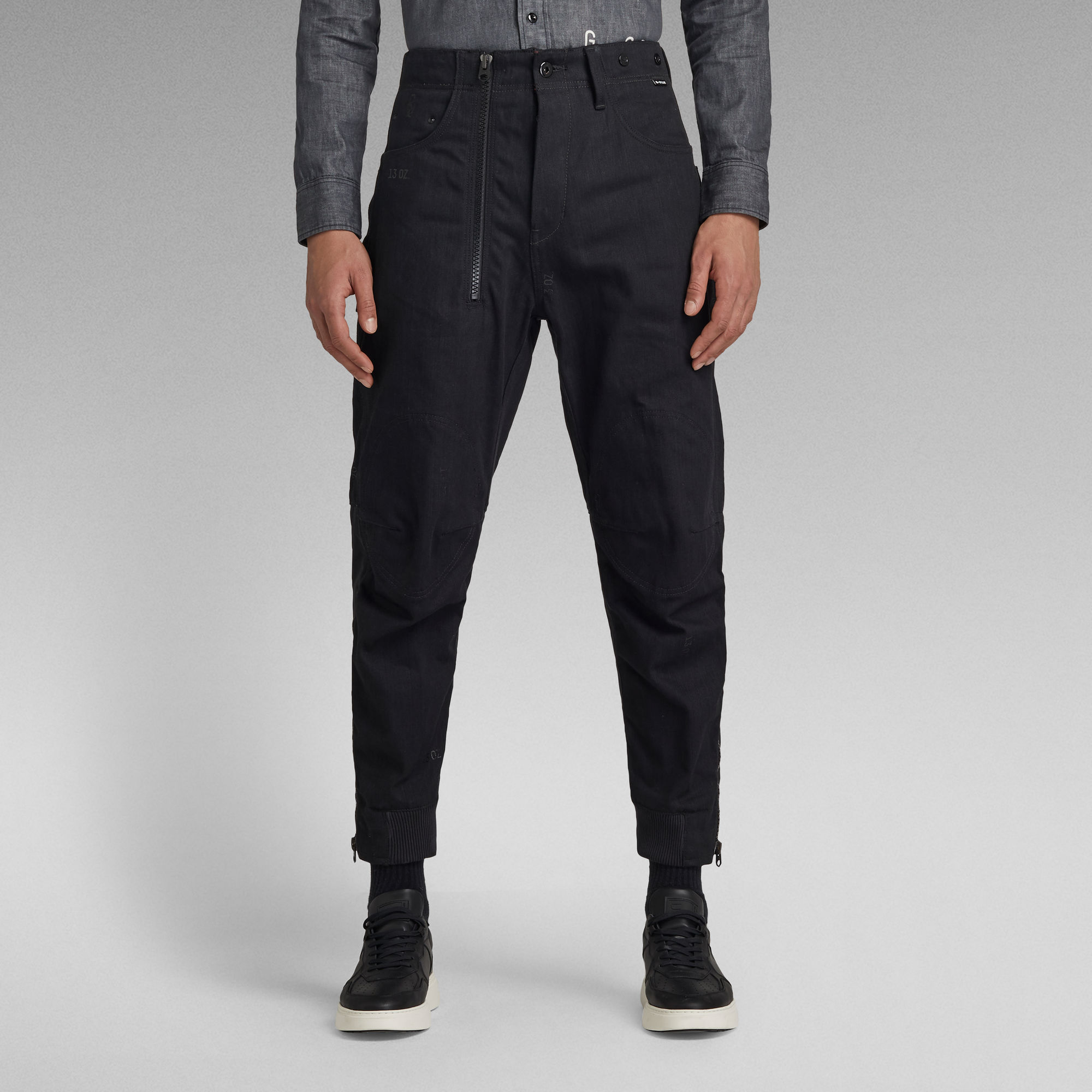 GSRR 3D Pilotte Cuffed Jeans | Black | G-Star RAW® HU