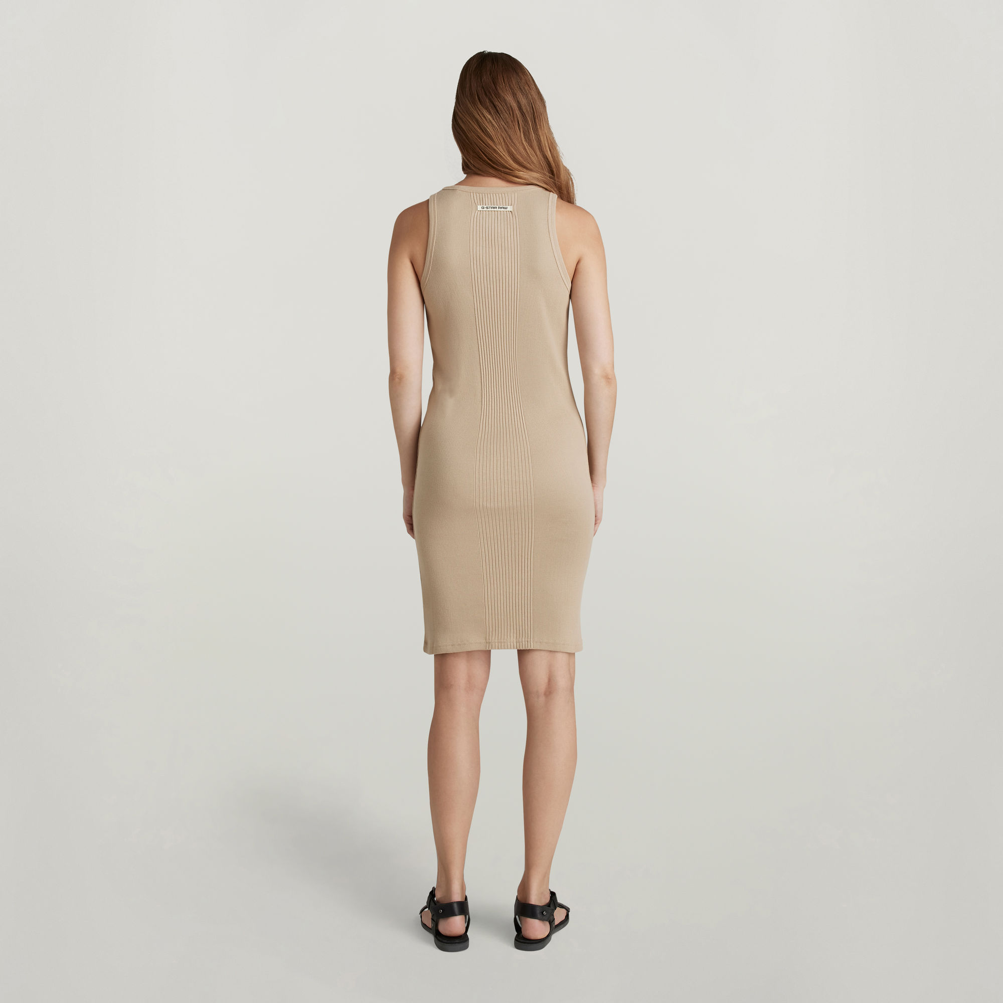 Hemdjurk Engineered Rib | Beige | G-Star RAW®