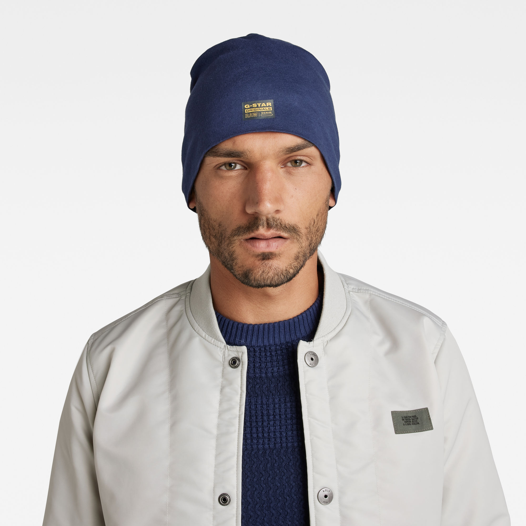 Jersey Beanie | Dark blue | G-Star RAW®
