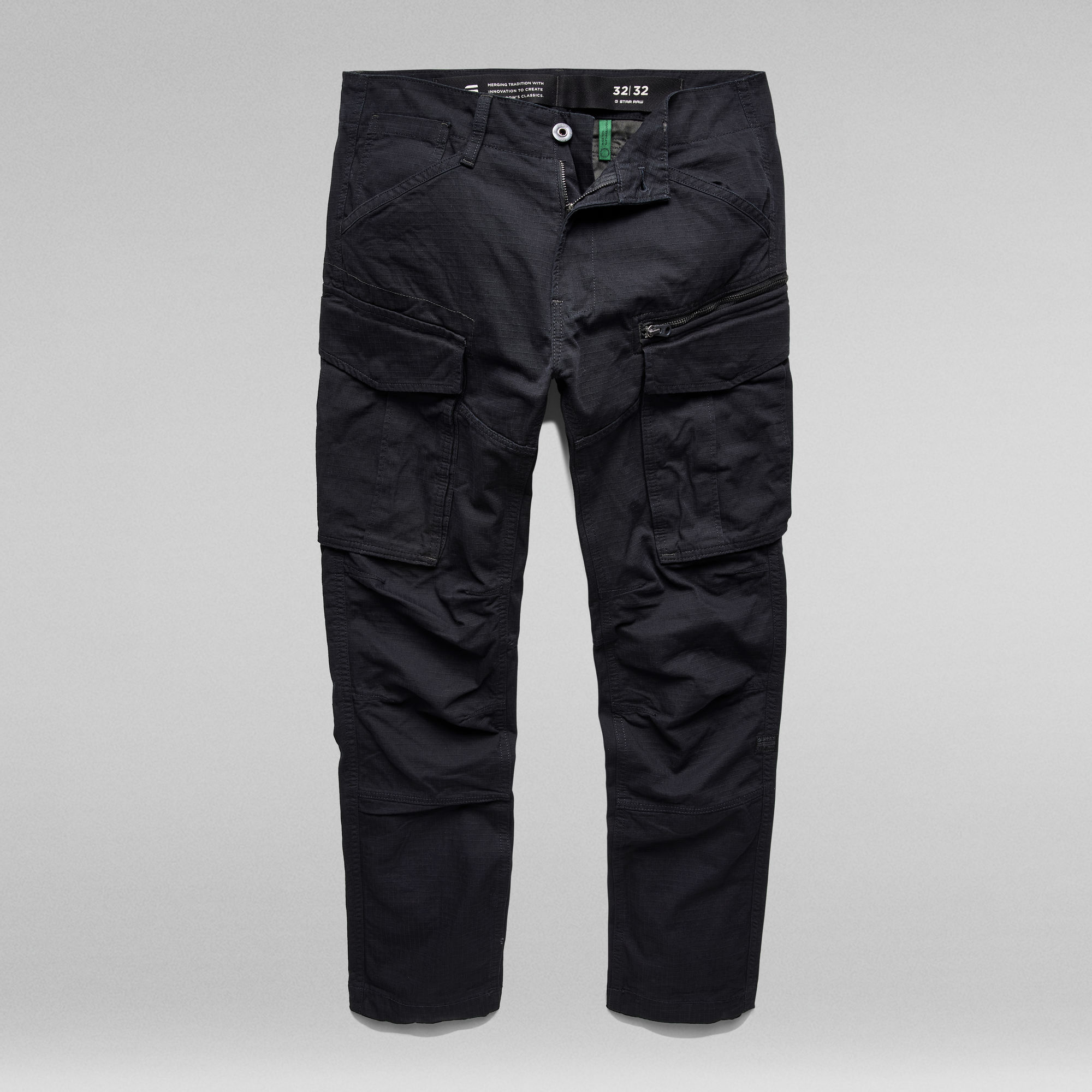 Rovic Zip 3D Straight Tapered Pants | Black | G-Star RAW®