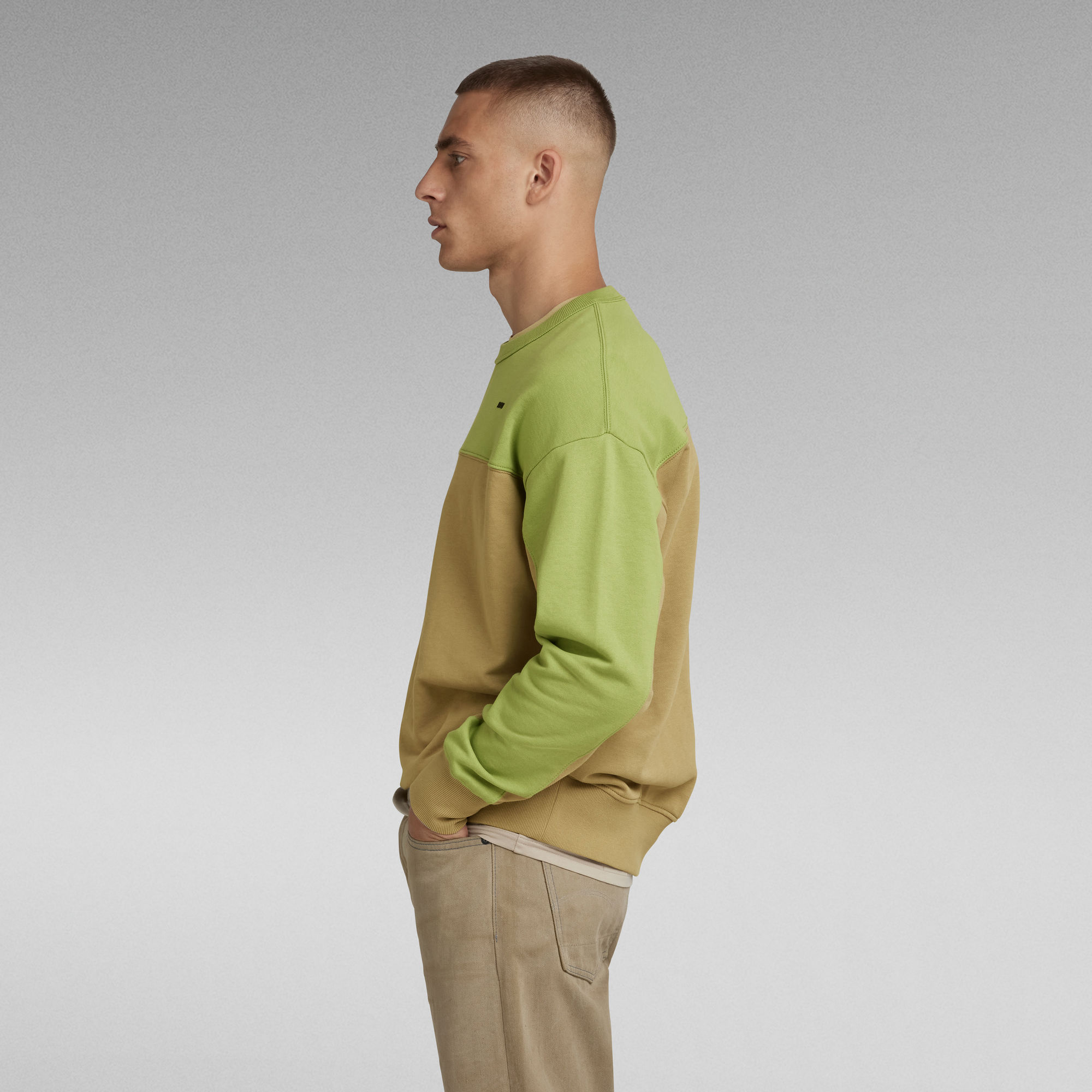 Color Block Oversized Sweatshirt | Mehrfarbig | G-Star RAW®