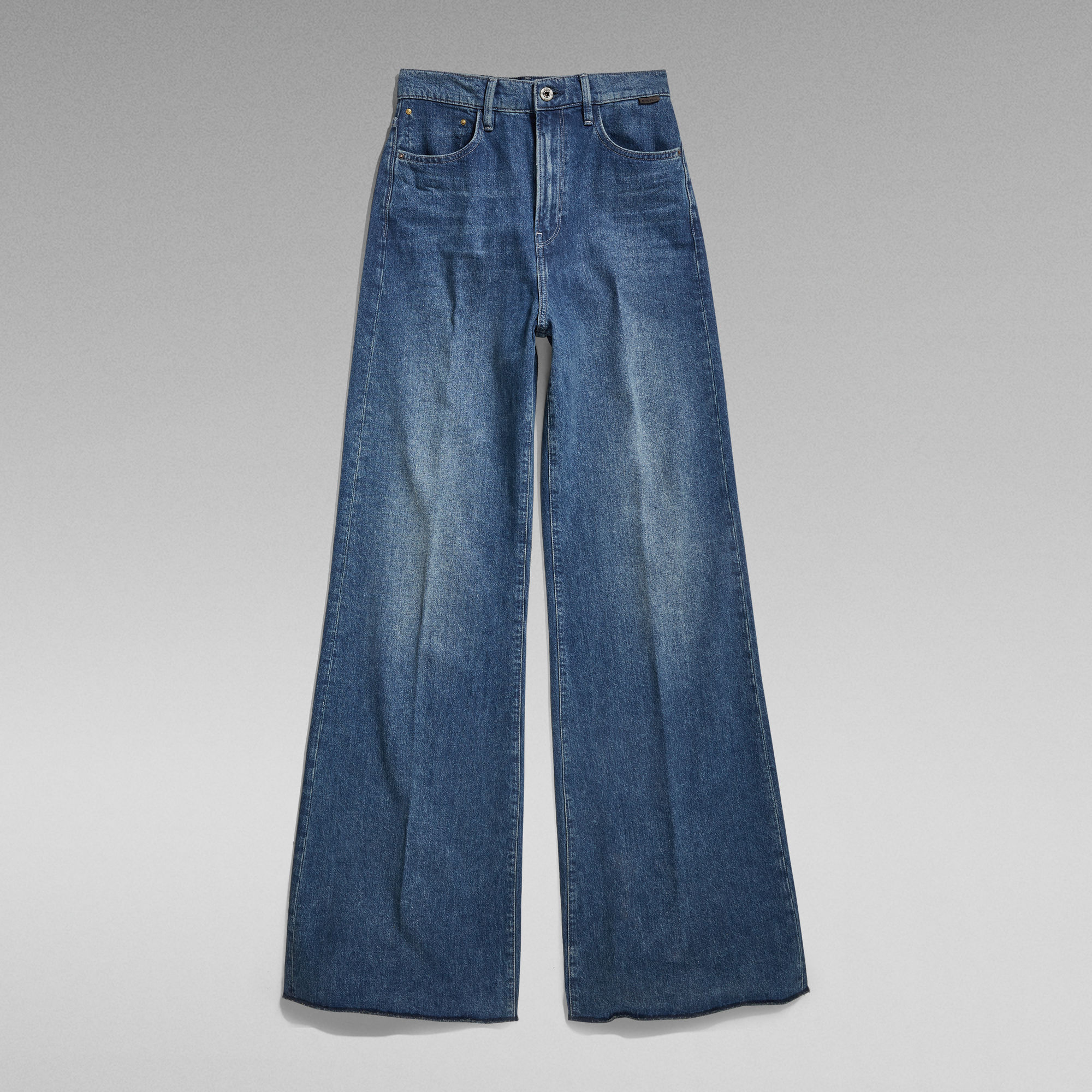 Deck Ultra High Wide Leg Jeans | Dark blue | G-Star RAW®
