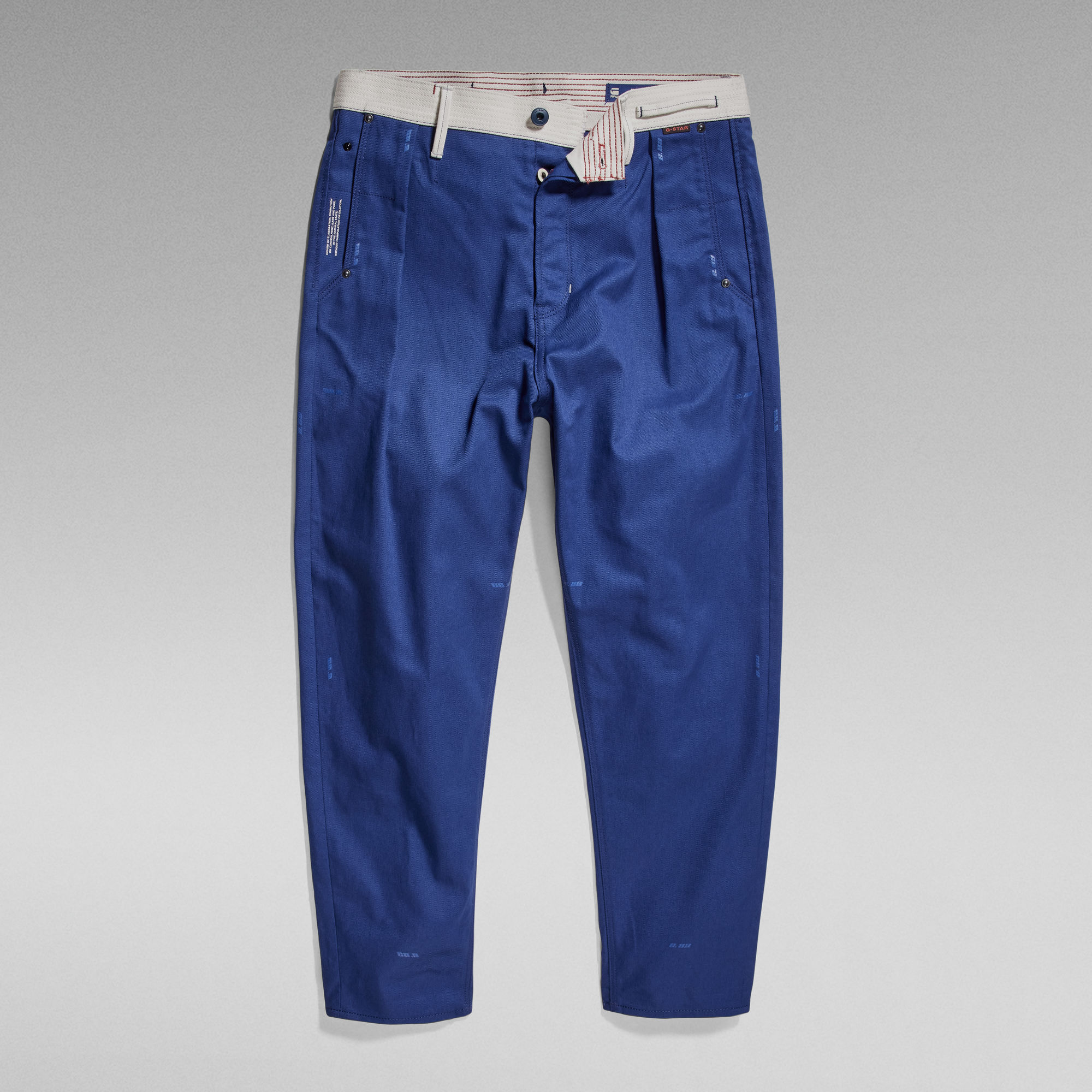 E Pleated Chino Relaxed | Dark blue | G-Star RAW®