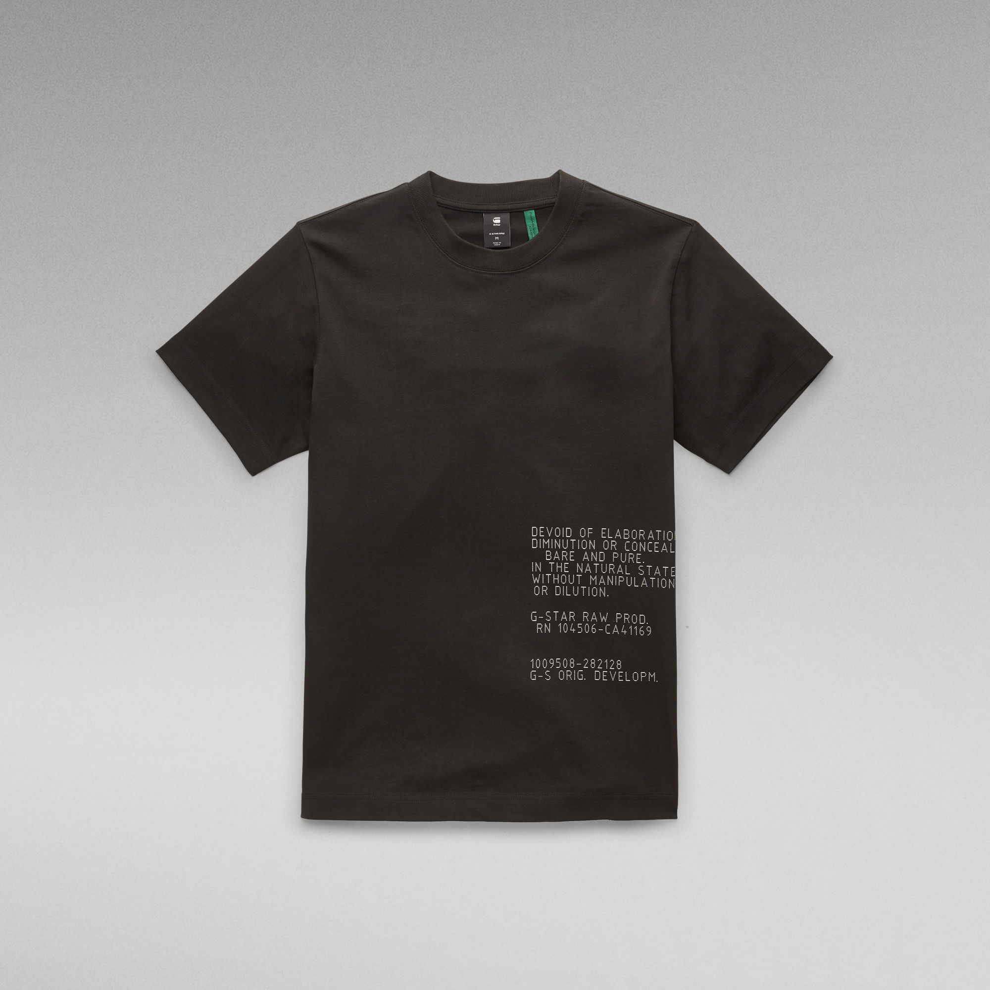 Text T-Shirt | Men | Black | G-Star RAW®