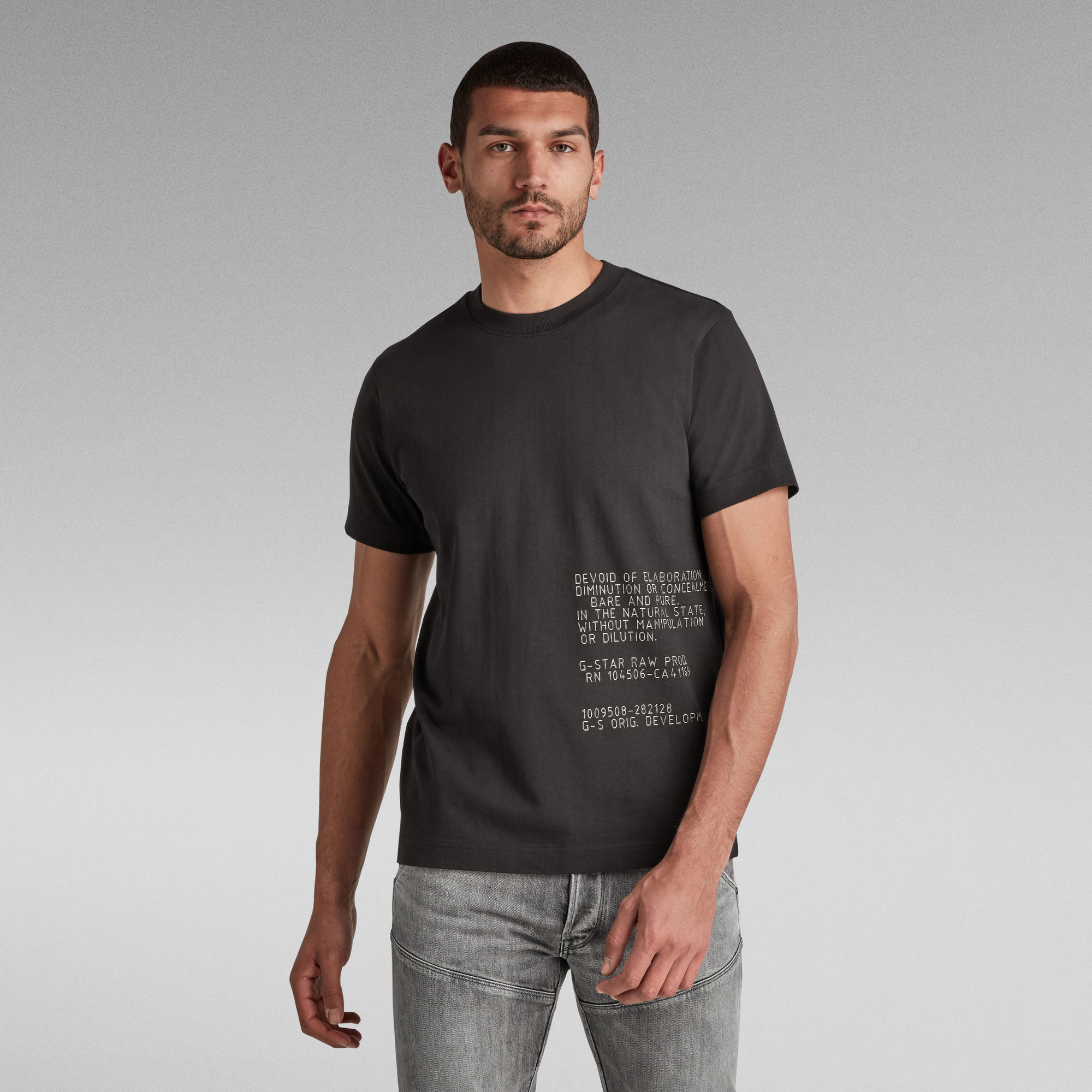 Text T-Shirt | Black | G-Star RAW®