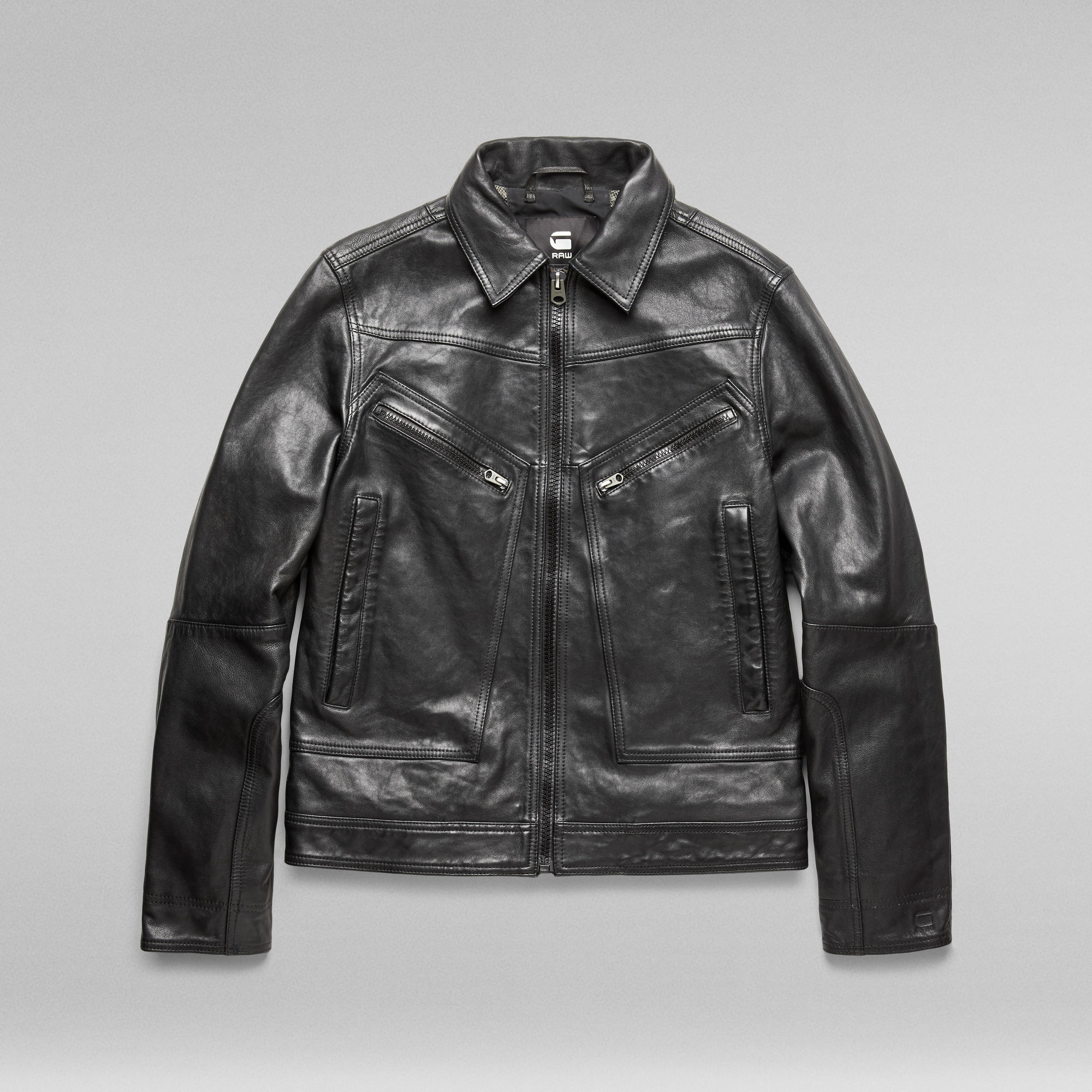 Flight Leather Jacket | Black | G-Star RAW®