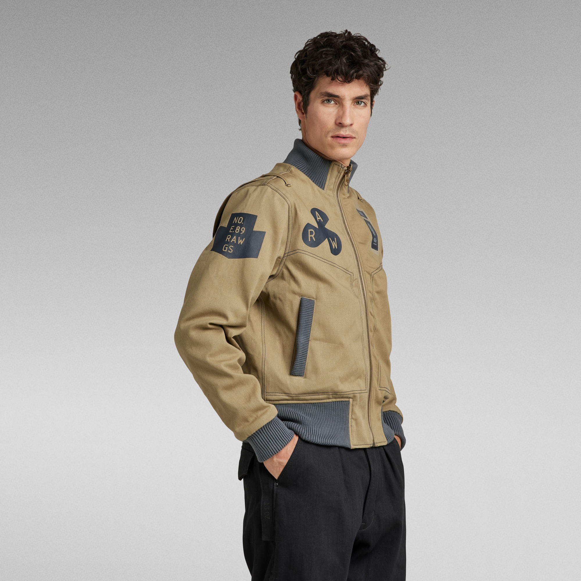 E Selvedge Bomber Jacket | Green | G-Star RAW®