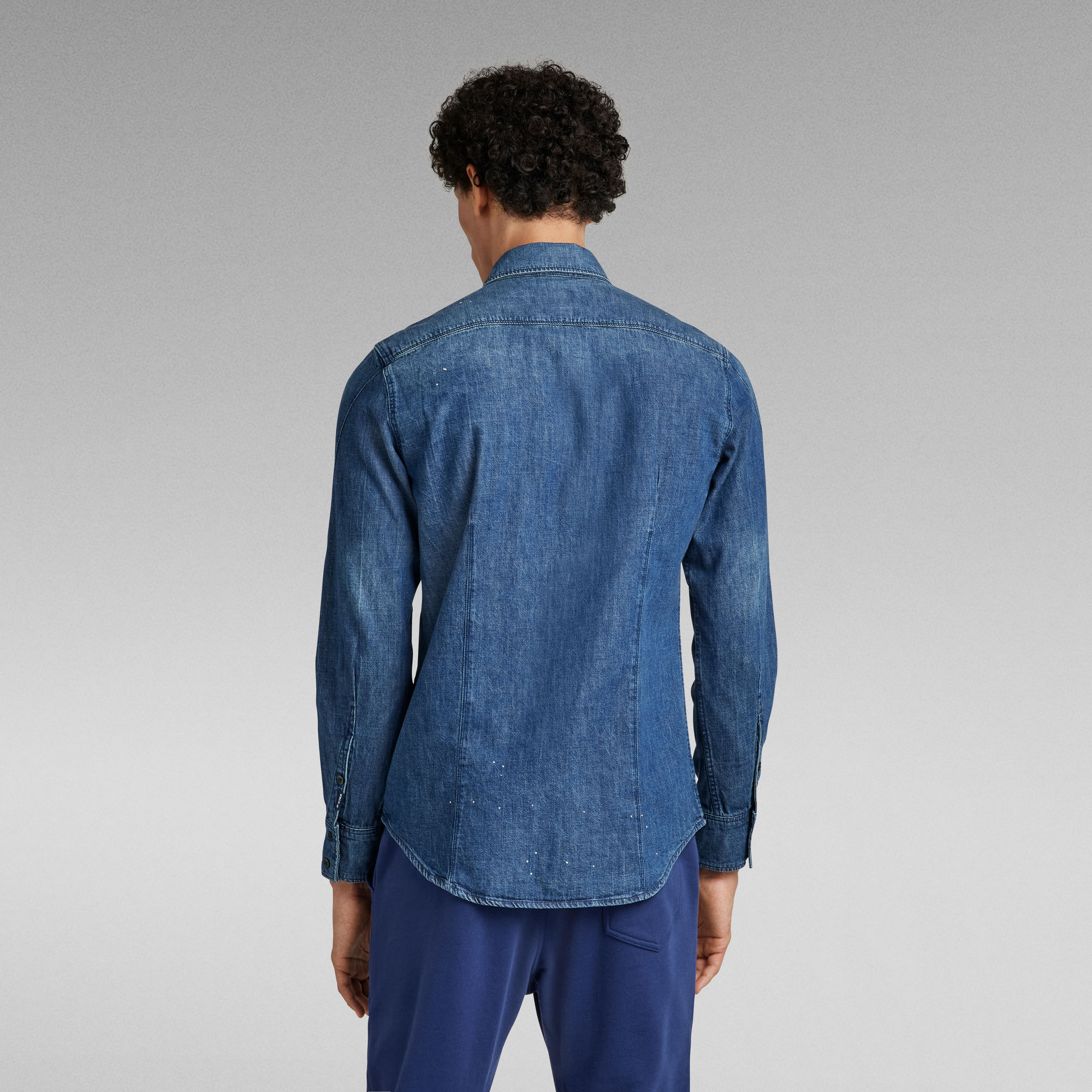 Arc 3D Slim Shirt | Men | Medium blue | G-Star RAW®