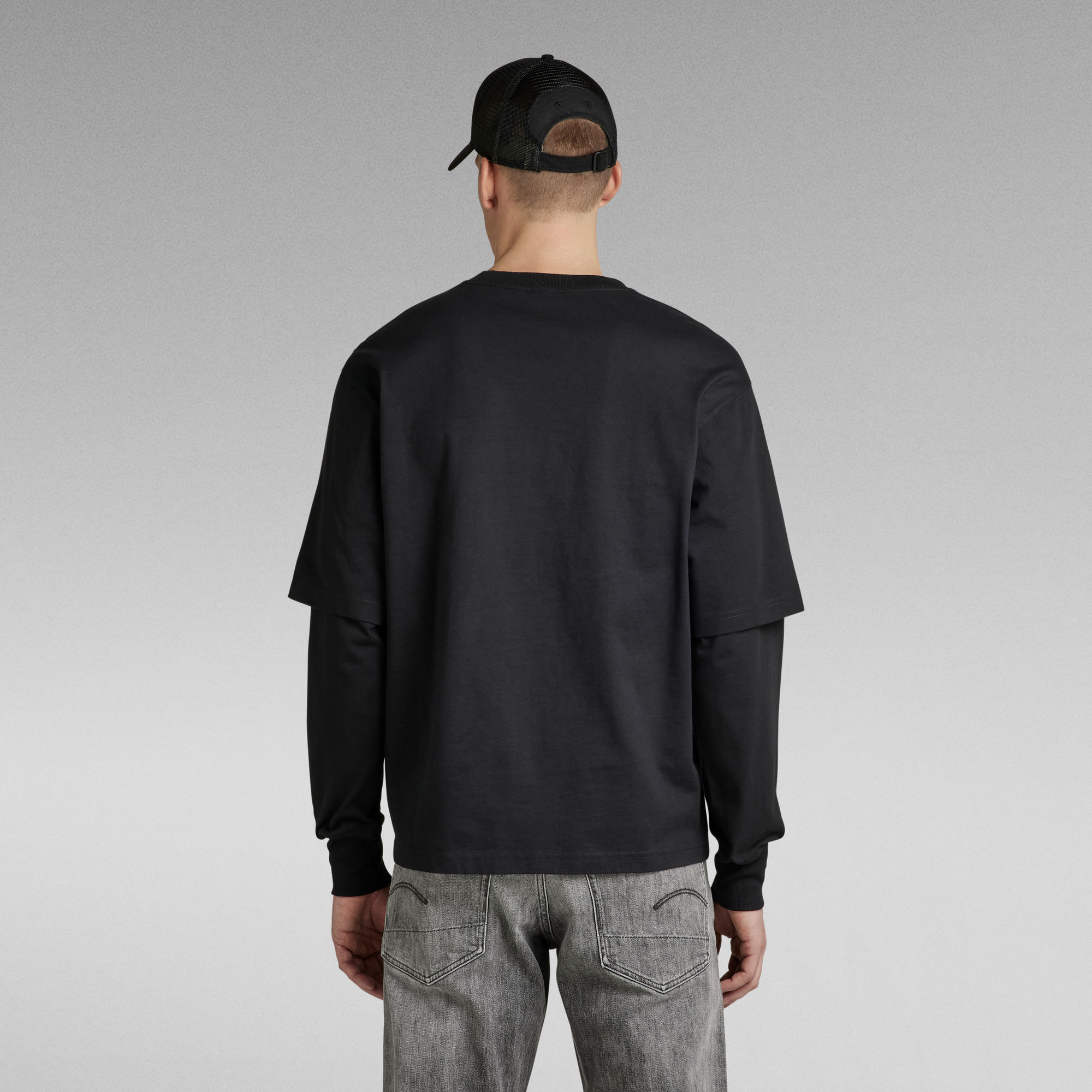 Boxy Double T-Shirt | Black | G-Star RAW®