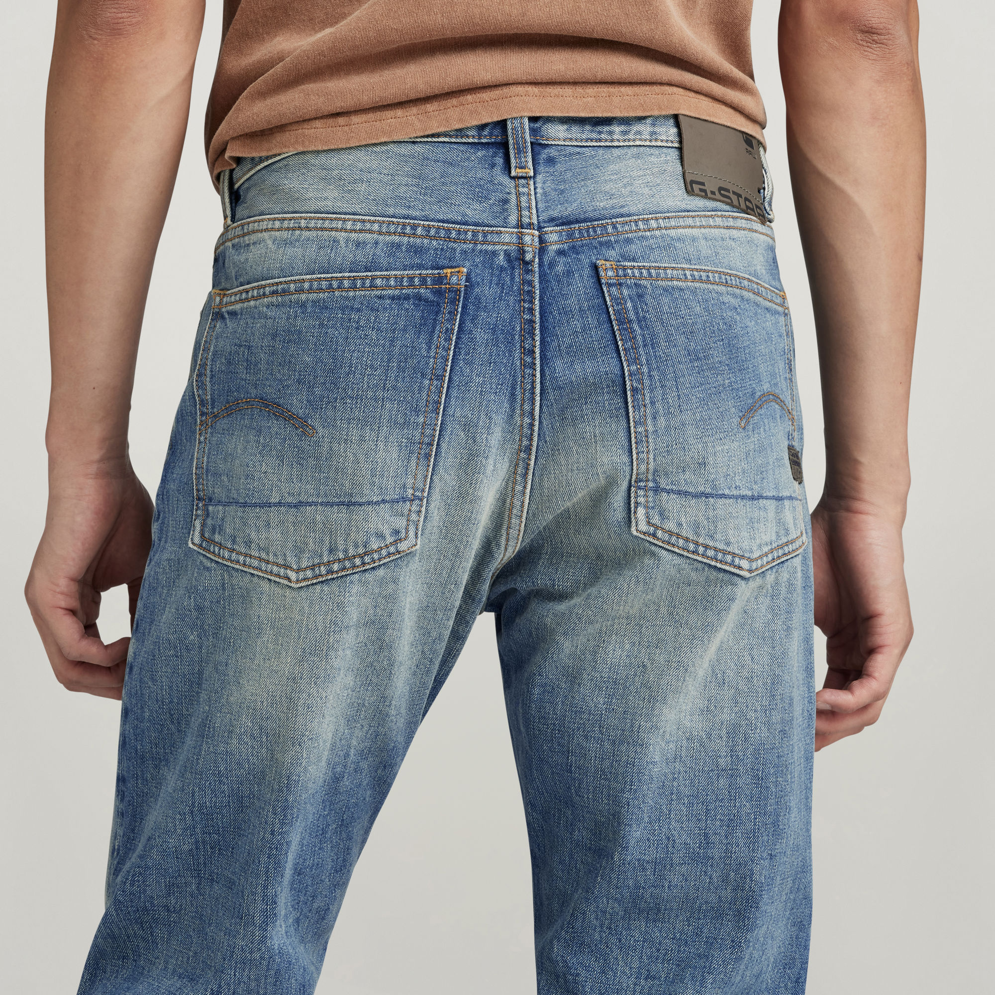 Jean Type 49 Relaxed Straight Selvedge | Bleu moyen | G-Star RAW®