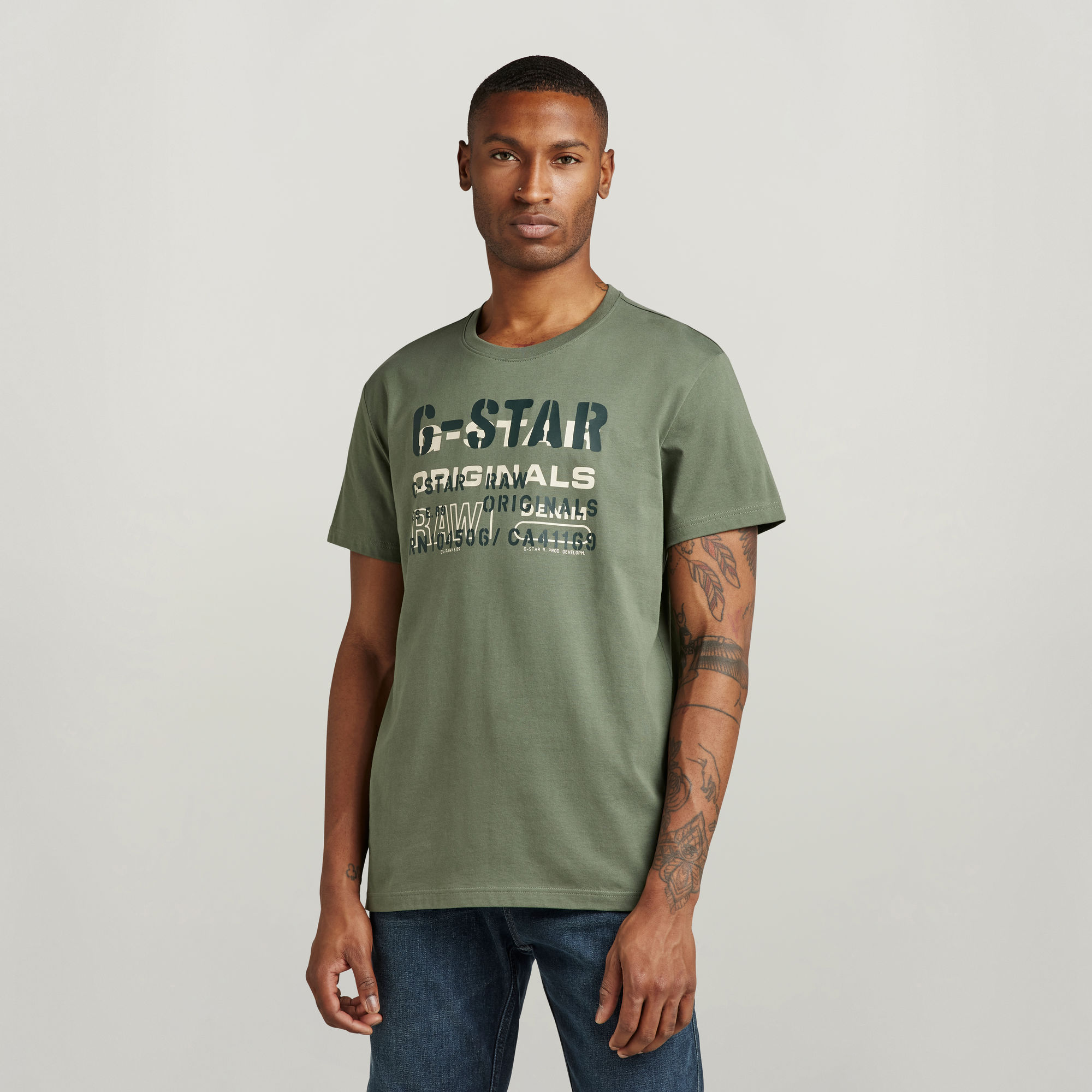 Stencil Originals T-Shirt | Green | G-Star RAW®