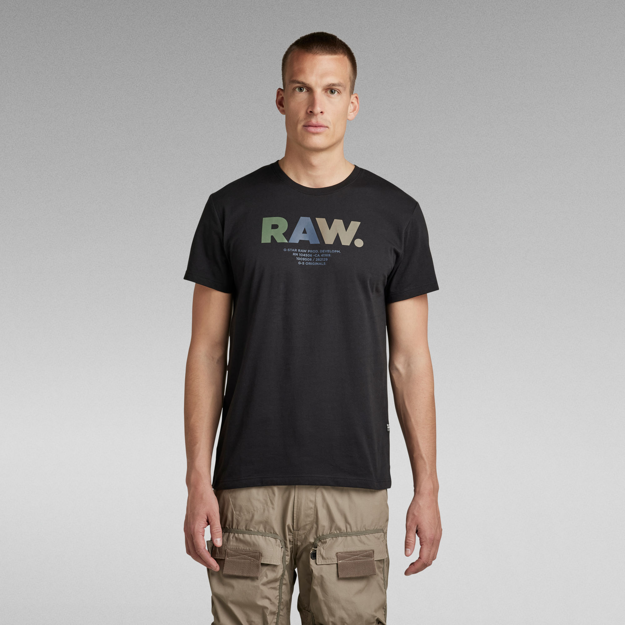 Multi Colored RAW. T-Shirt | Black | G-Star RAW® CA