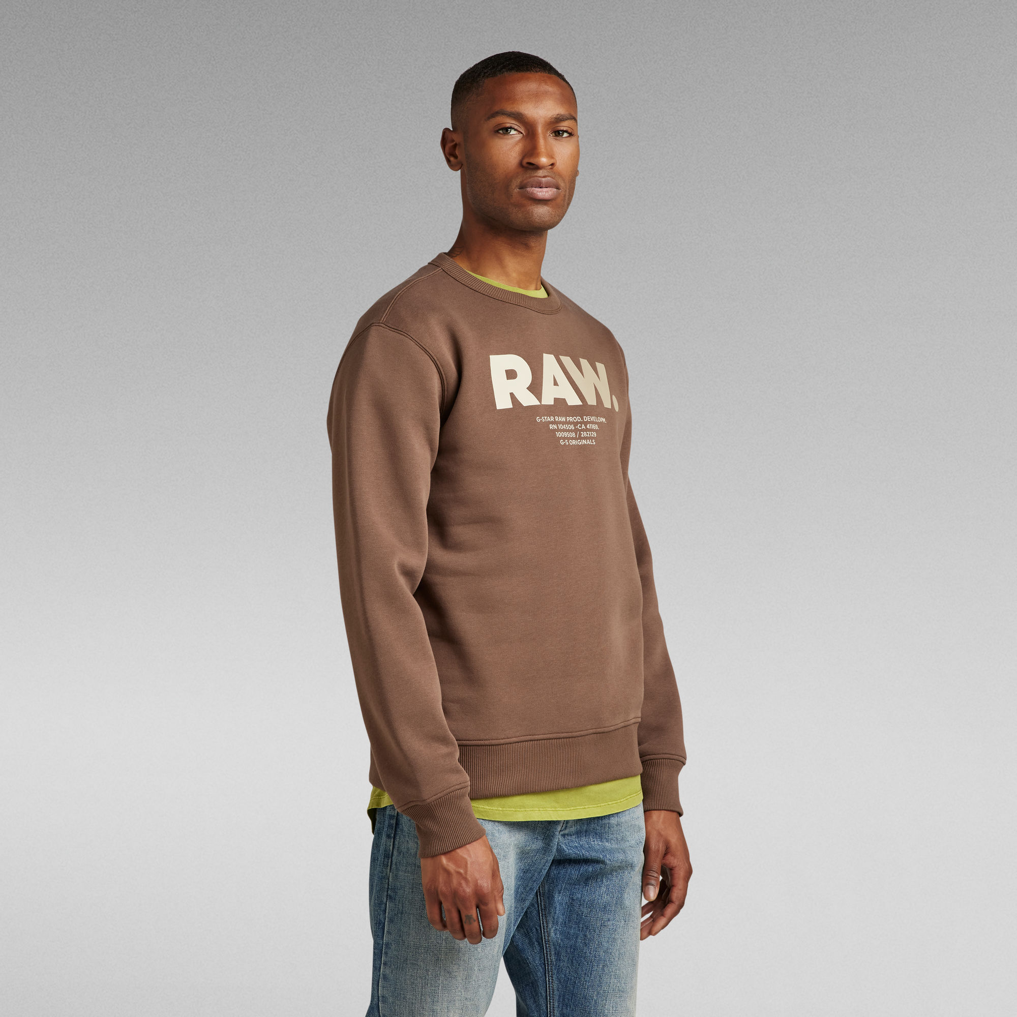 Multi Colored RAW. Sweater | Brown | G-Star RAW®