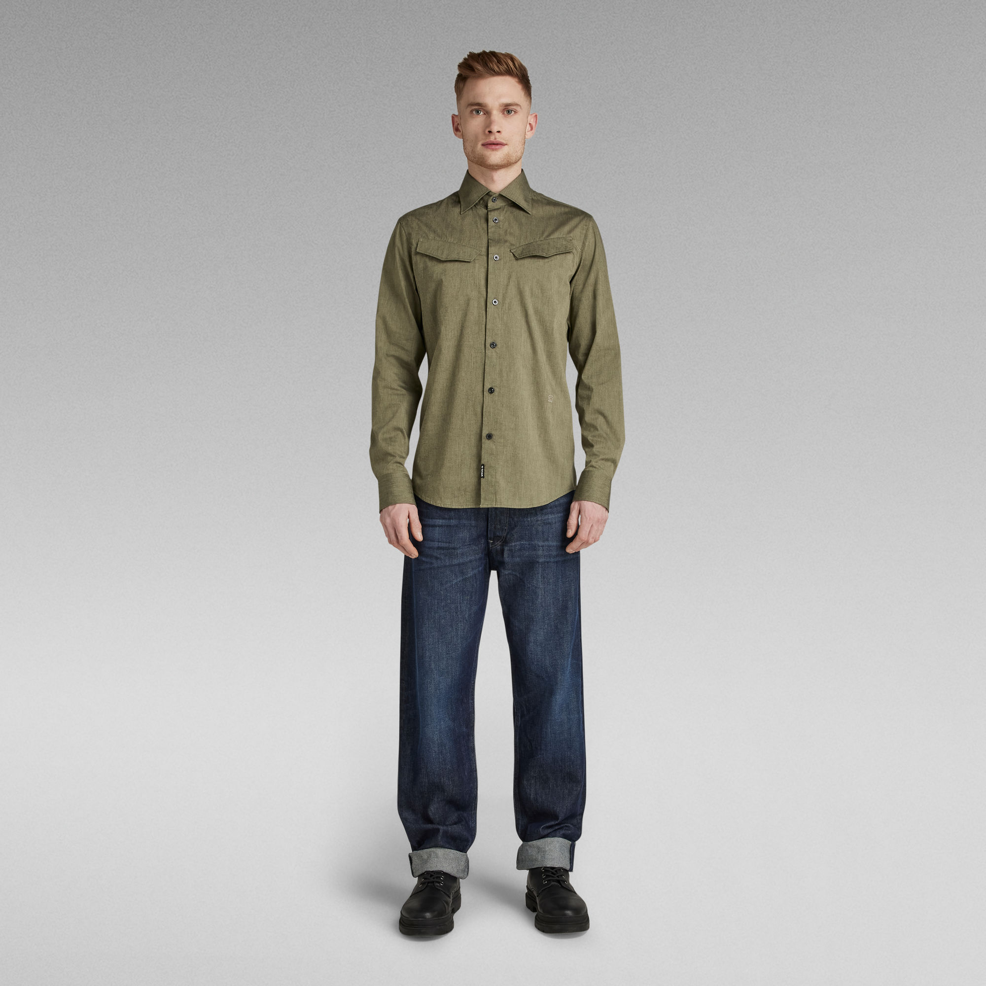Slant Pocket Slim Shirt | Multi color | G-Star RAW®