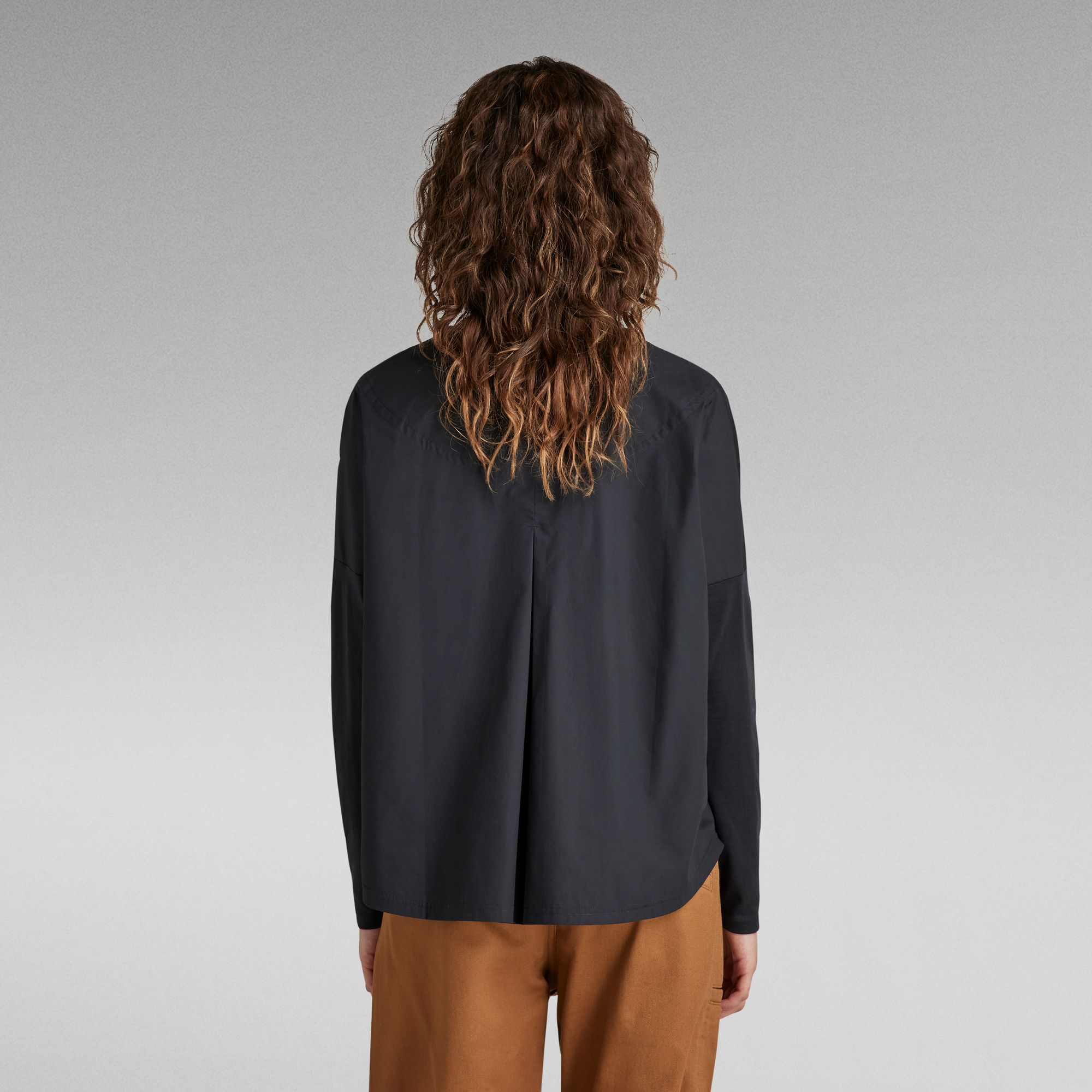 Woven Mix Loose Top | Women | Black | G-Star RAW®