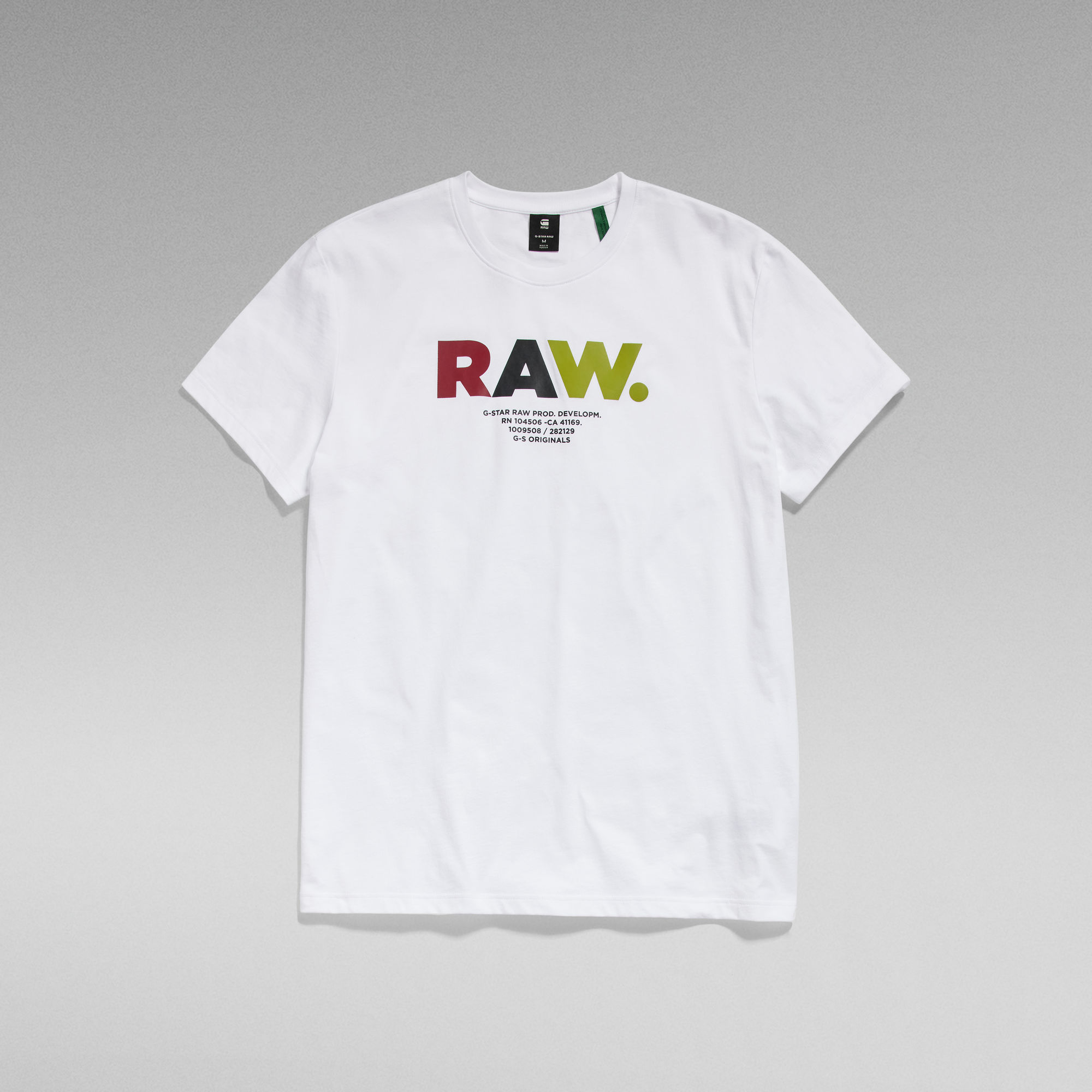 Multi Colored RAW. T-Shirt | Men | White | G-Star RAW®