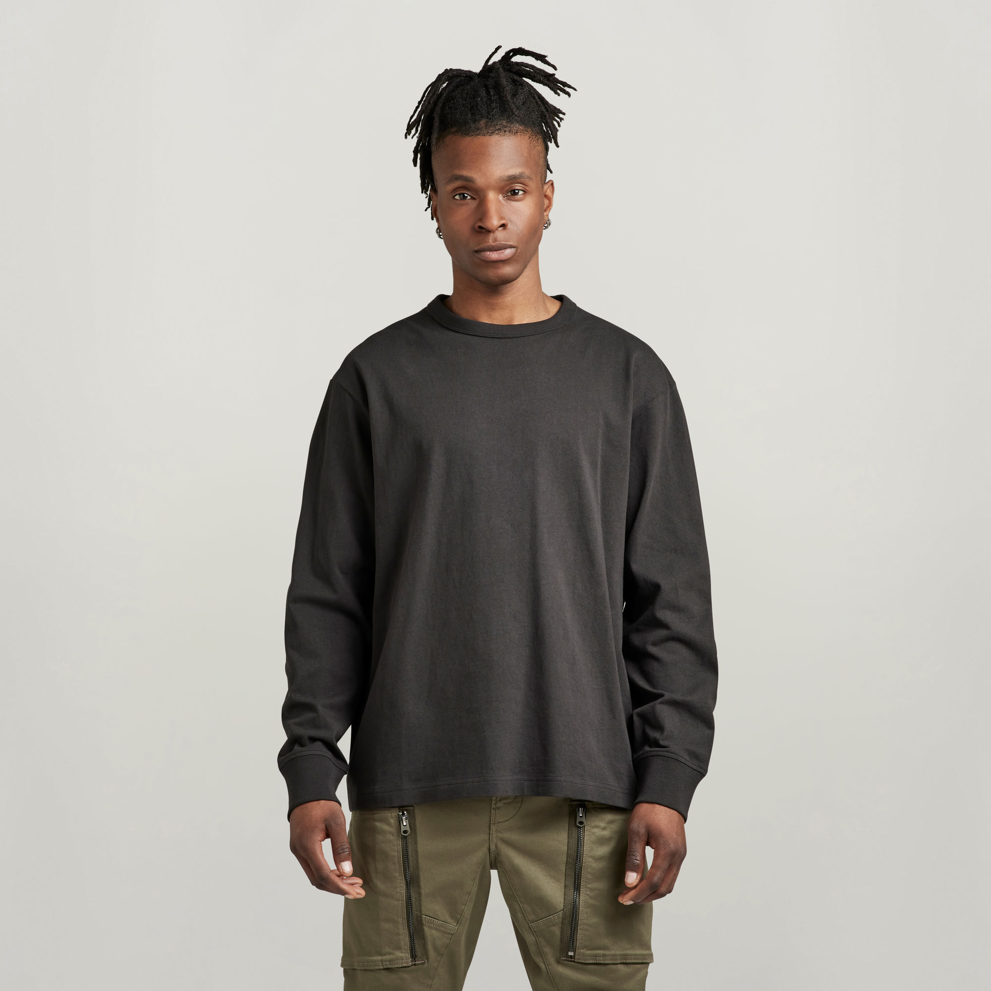 T-shirt Utility Mix Boxy | Noir | G-Star RAW®