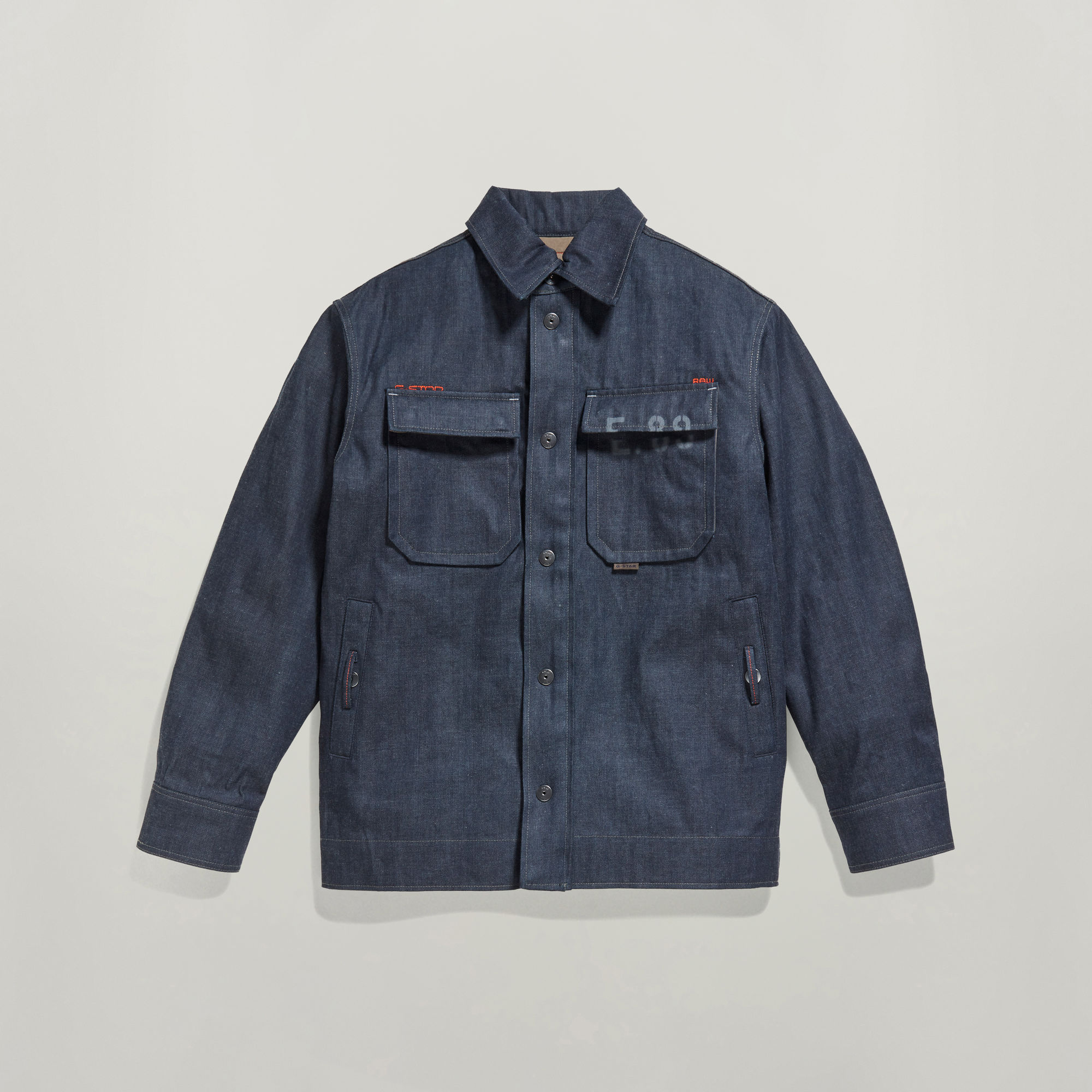 E Denim Lined Jacket | ダークブルー | G-Star RAW®