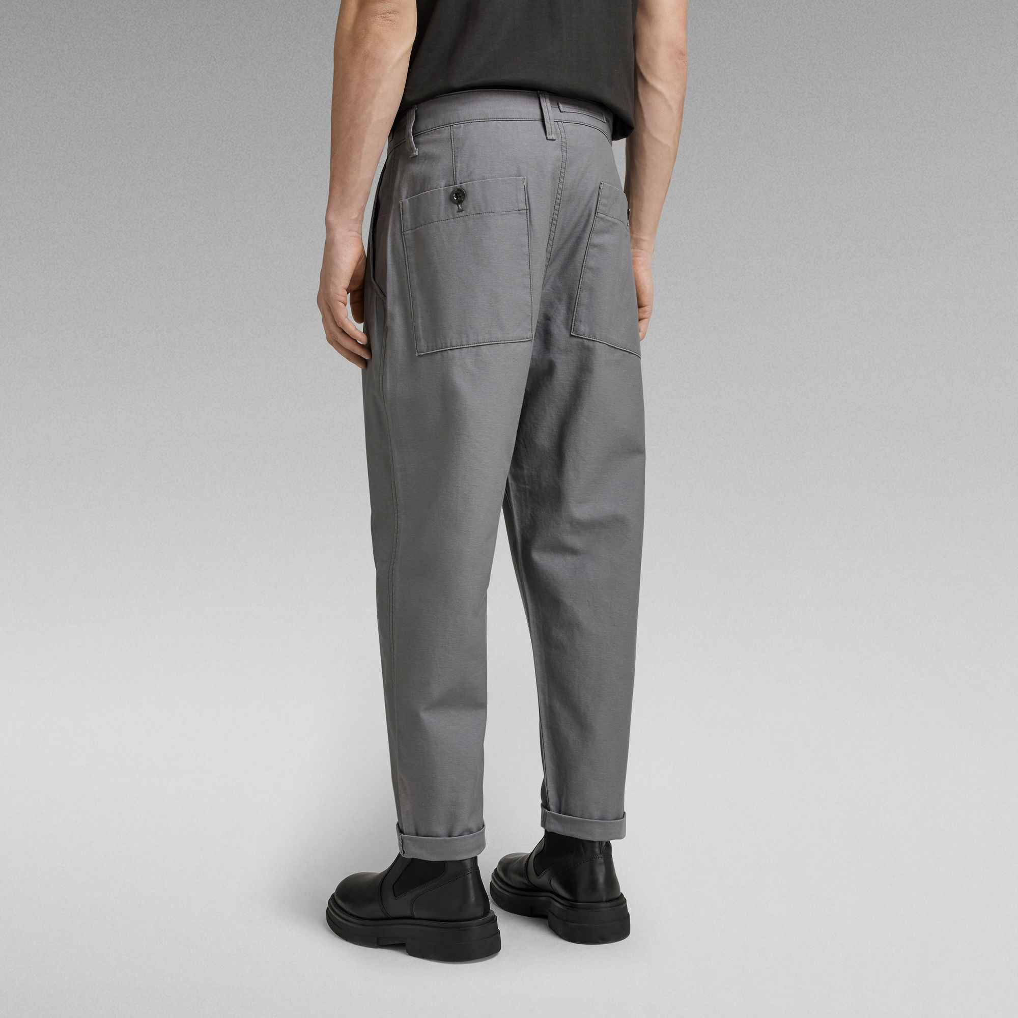 Pleated Chino Relaxed | Grey | G-Star RAW®