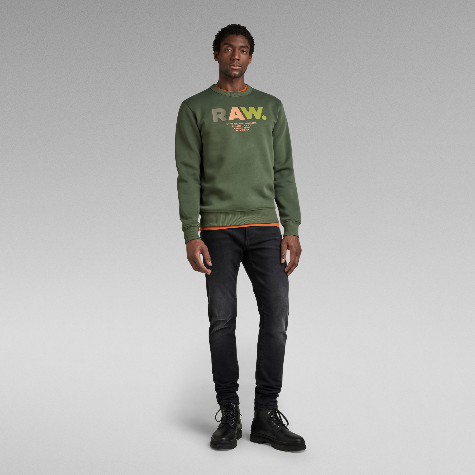 Multi Colored RAW. Sweater | Green | G-Star RAW®