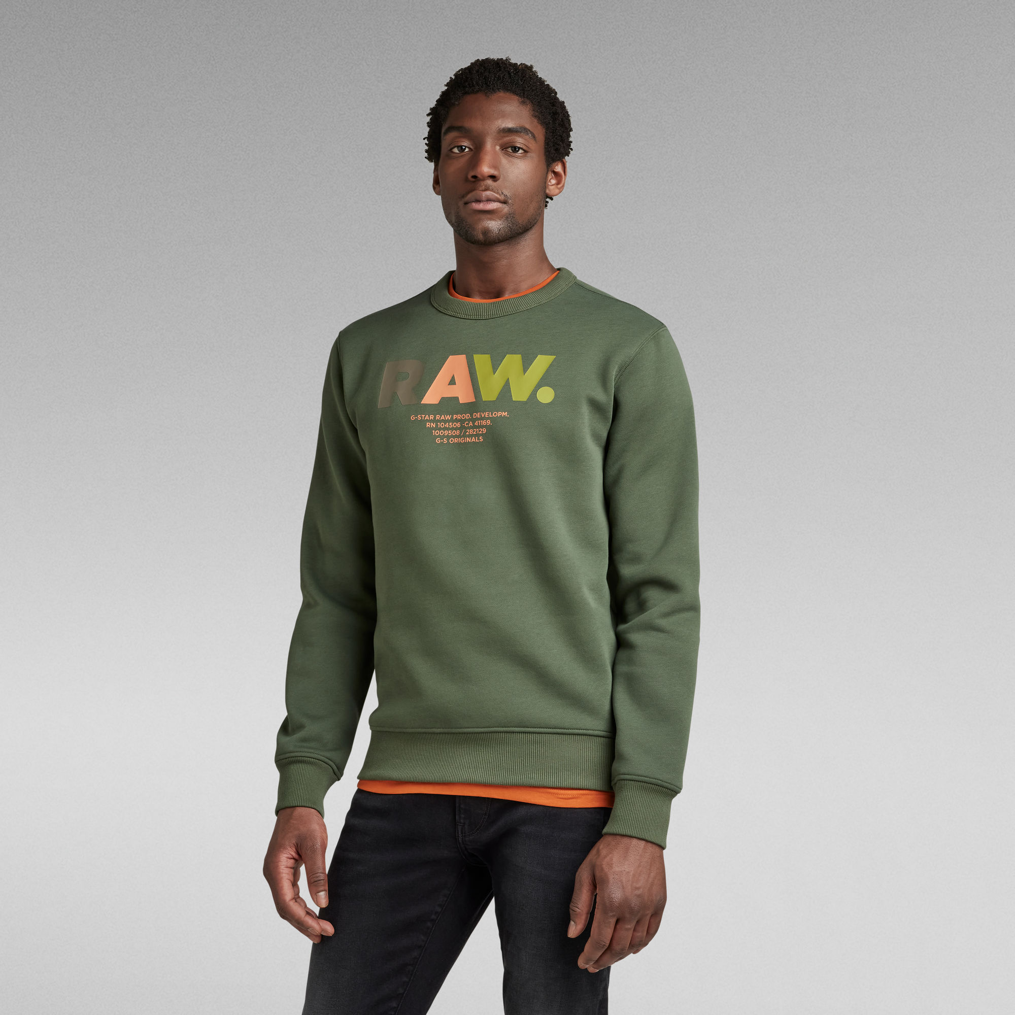 Multi Colored RAW. Sweater | Green | G-Star RAW®