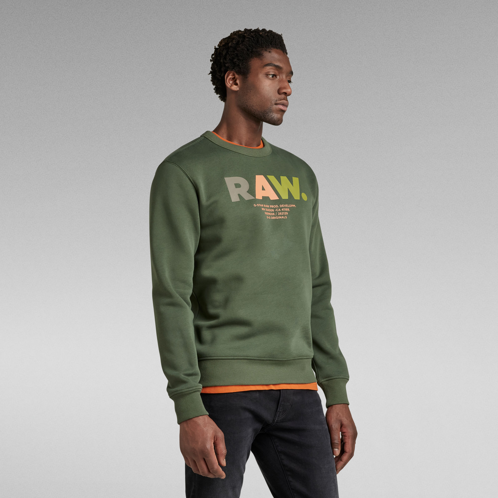 Multi Colored RAW. Sweater | Green | G-Star RAW®