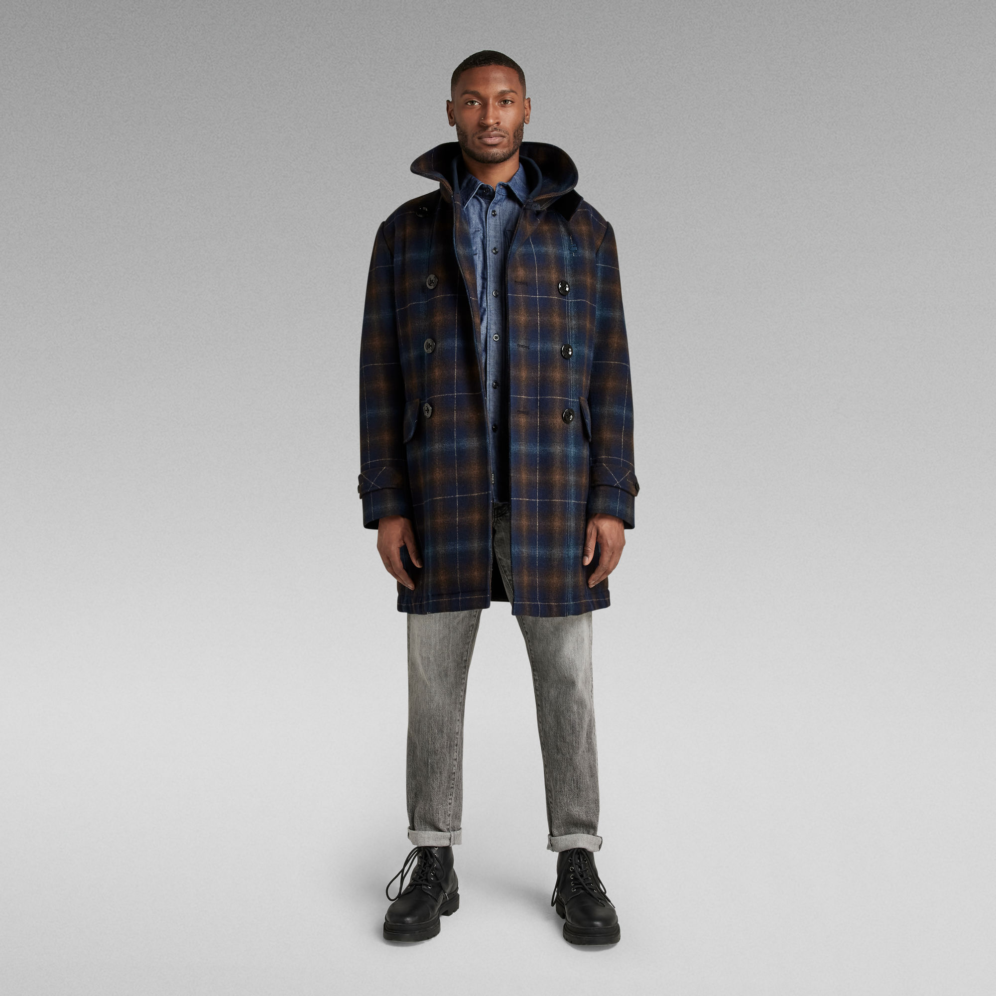 Check Wool Coat | Multi color | G-Star RAW®