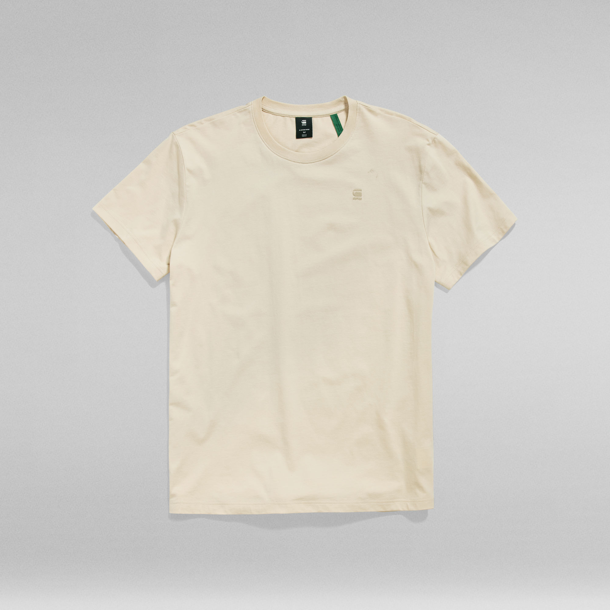 Base-S Round Neck T-Shirt | Beige | G-Star RAW®