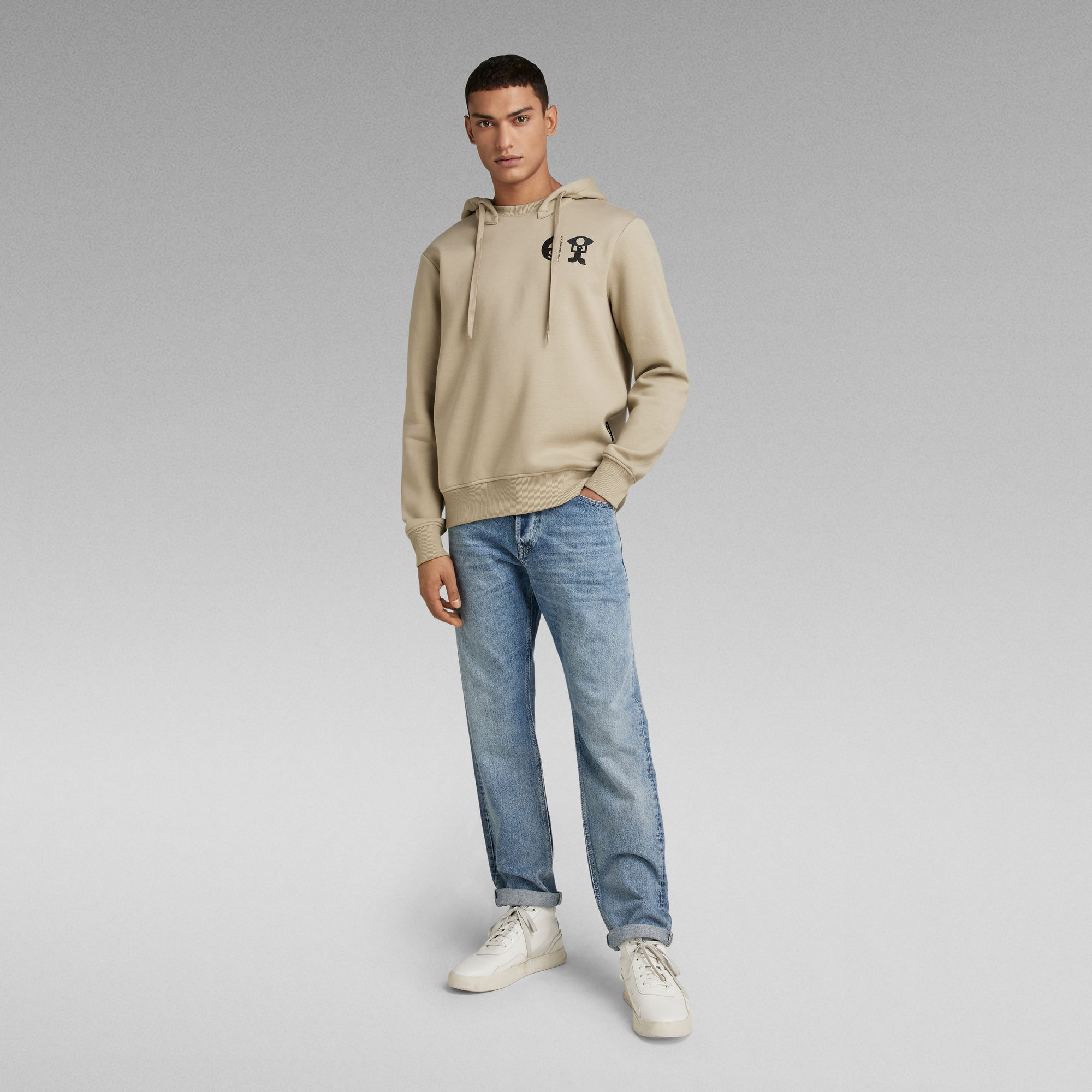 Back Graphic Hooded Sweater | Green | G-Star RAW®