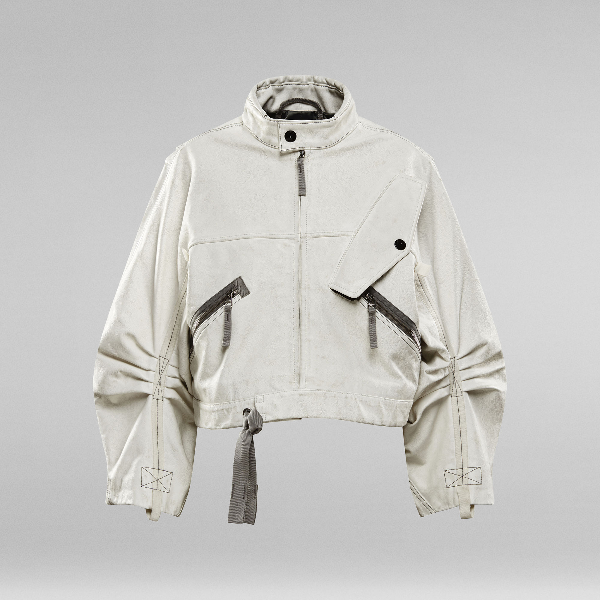 E Leather Bomber | White | G-Star RAW®