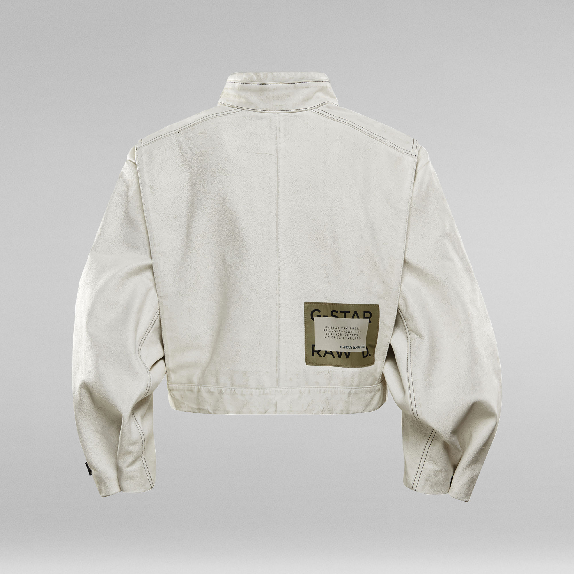 E Leather Bomber | White | G-Star RAW®