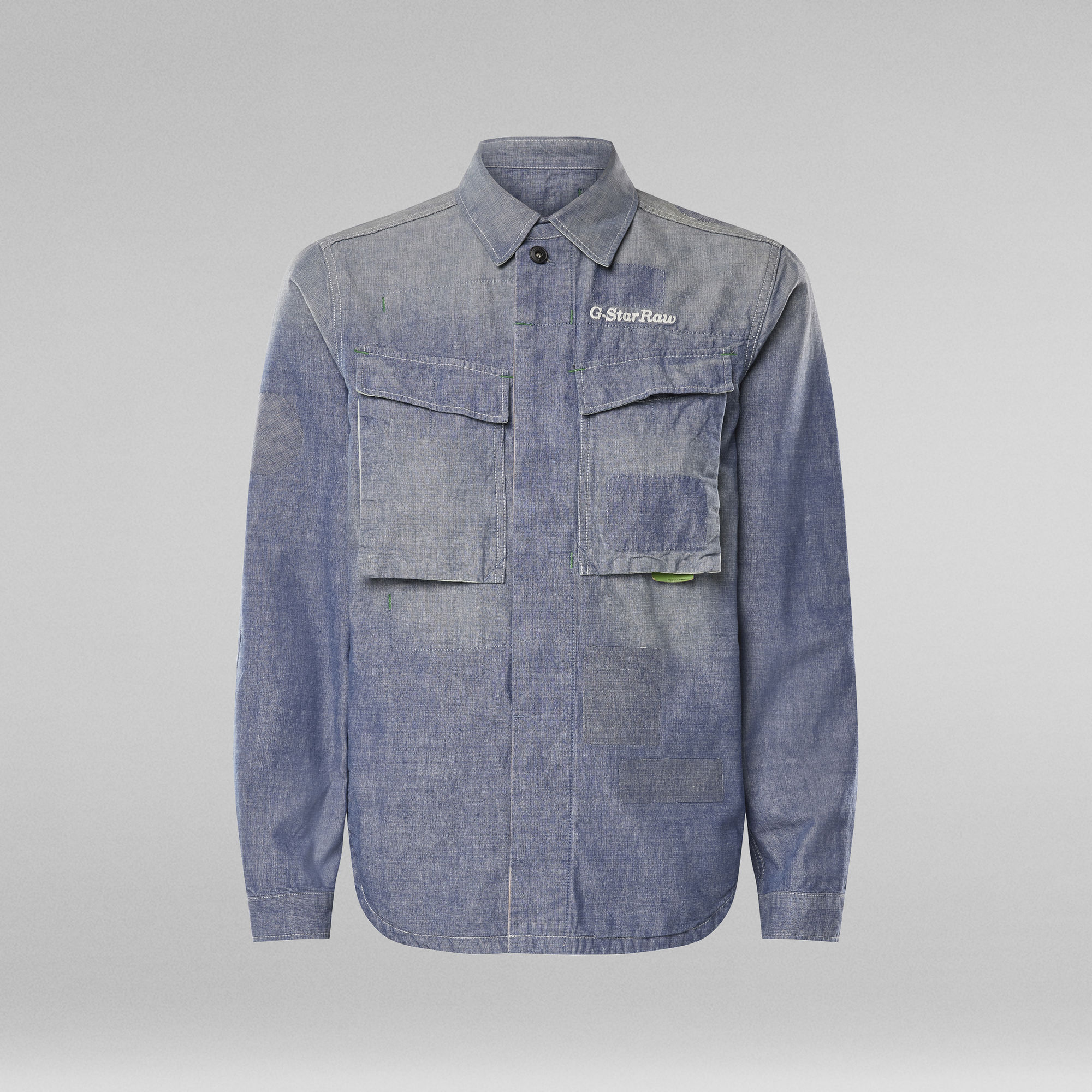 E Mysterious Overshirt | Light blue | G-Star RAW®