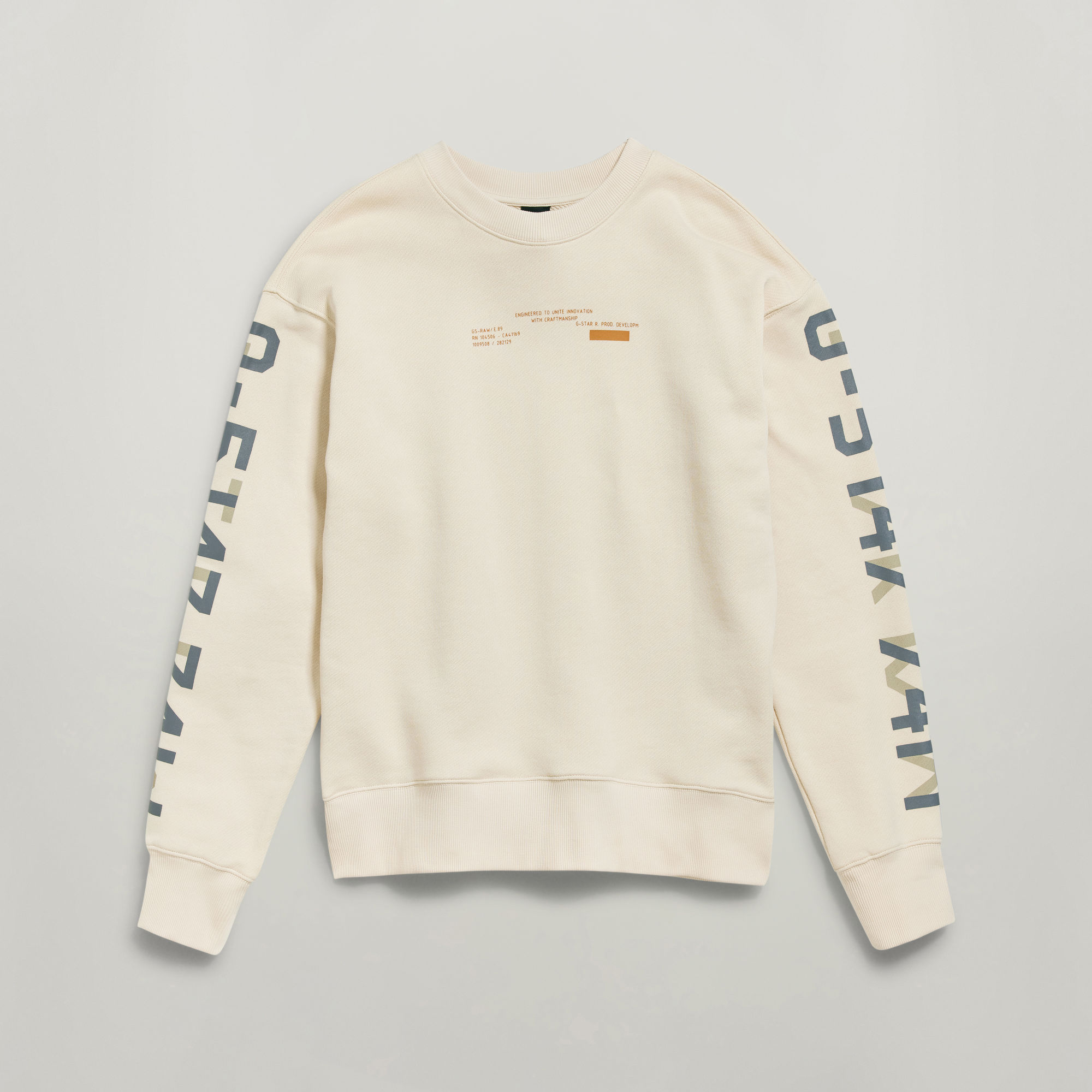Sleeve Graphics Loose Sweater | White | G-Star RAW®