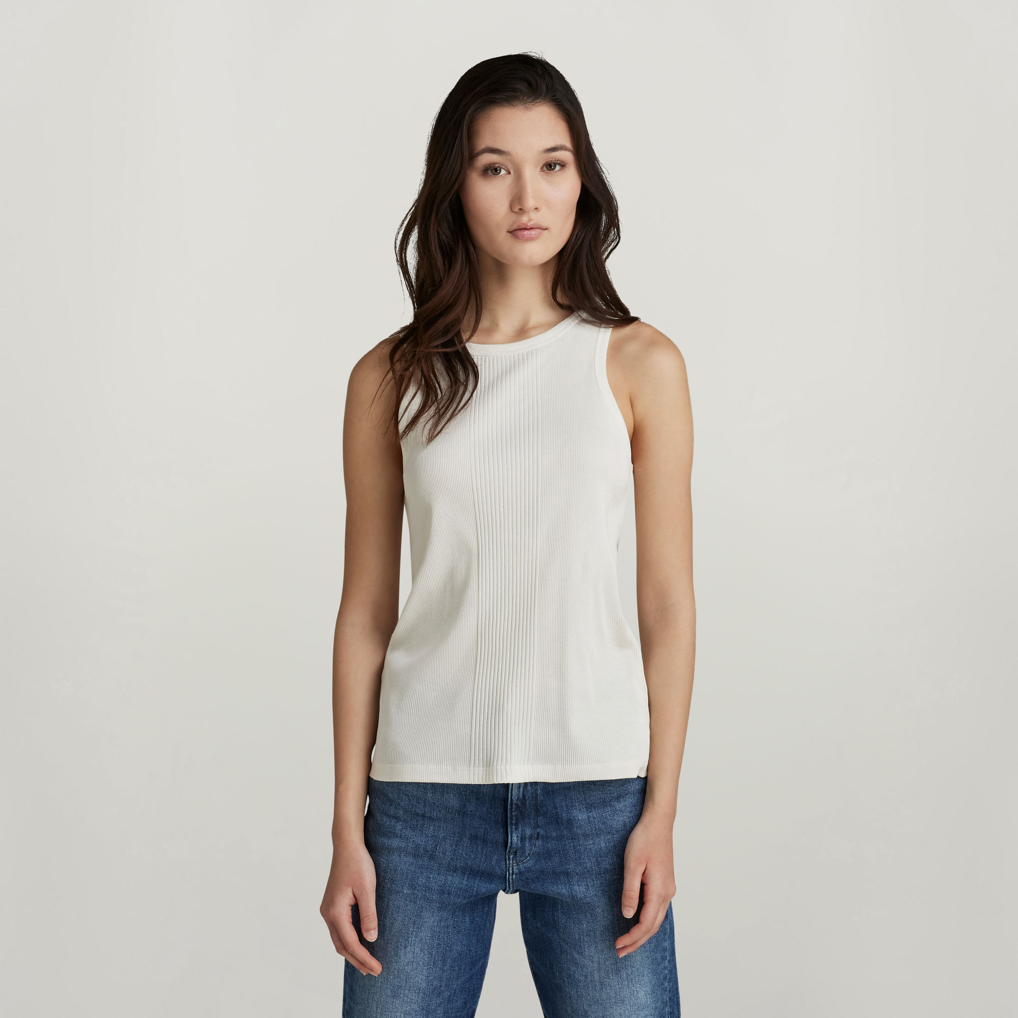 Engineered Rib Tank Top | White | G-Star RAW®