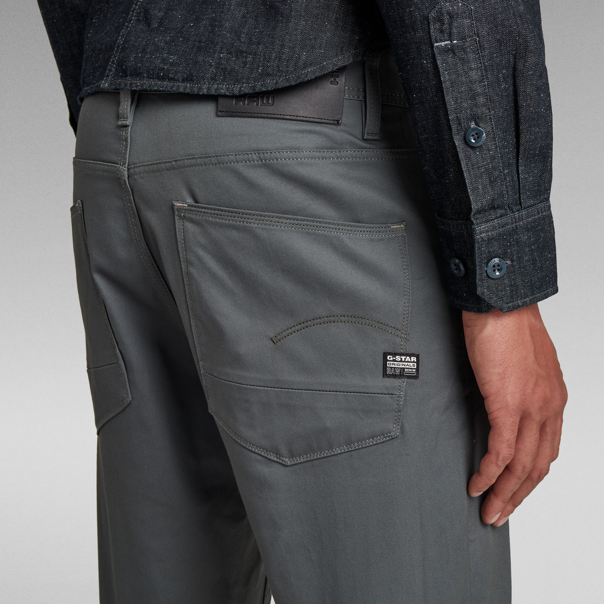 Grip 3D Relaxed Tapered Pants | Grey | G-Star RAW®